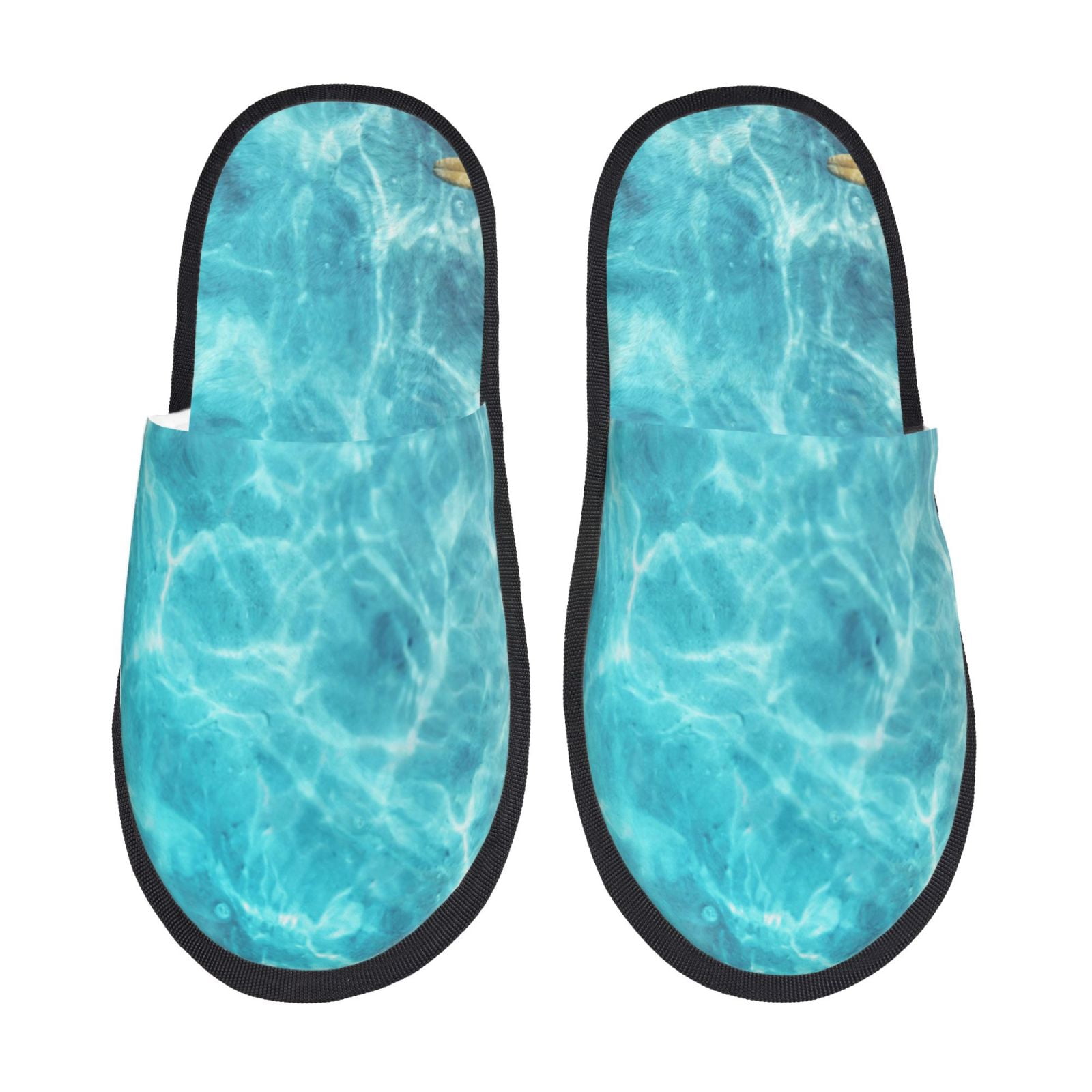 Derioi Coral And Seashell On The Beach for Slippers Indoor Outdoor Anti ...