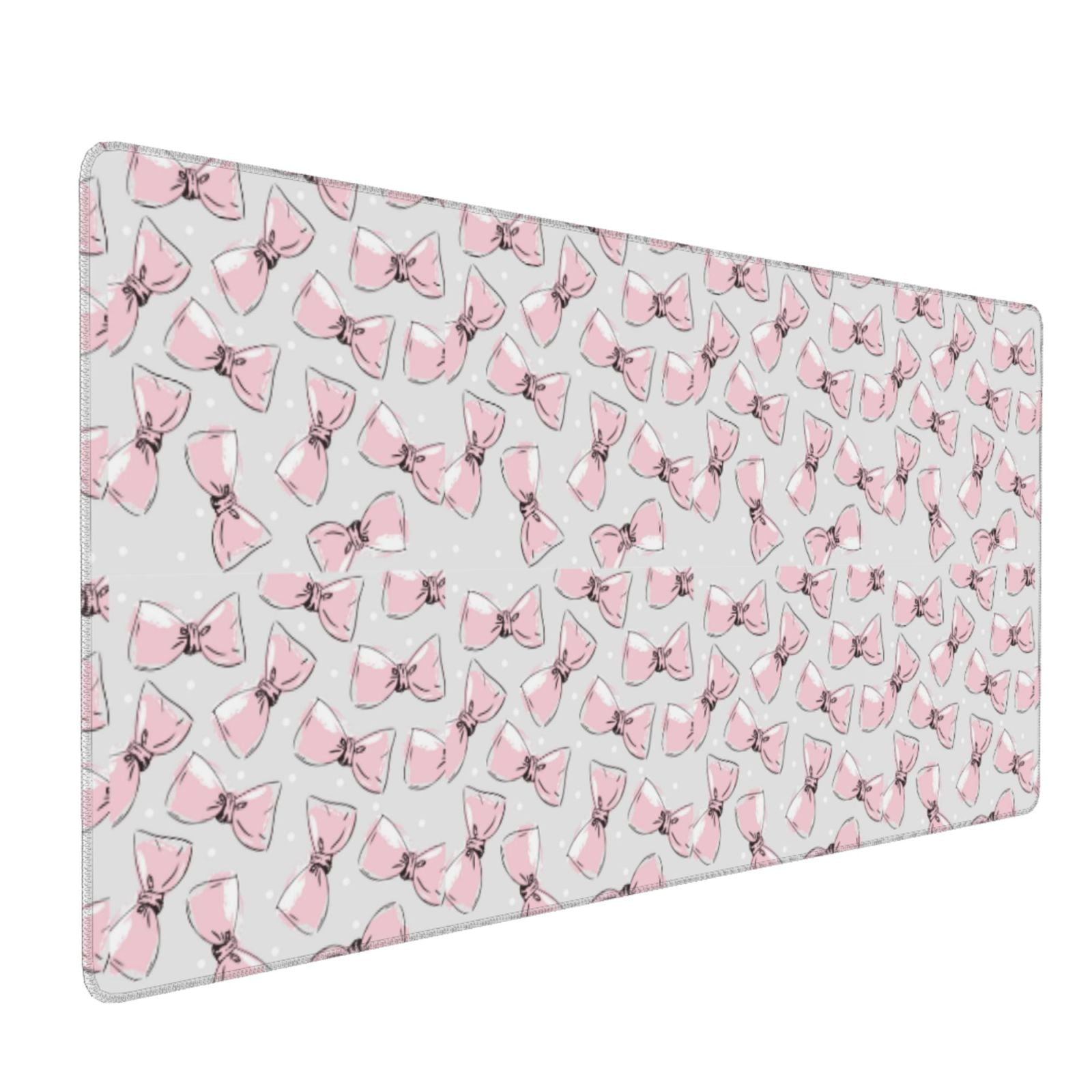 Derioi Cute Bow Tie for Large Non-Slip Gaming Mouse Pad 16"x35.5" for ...