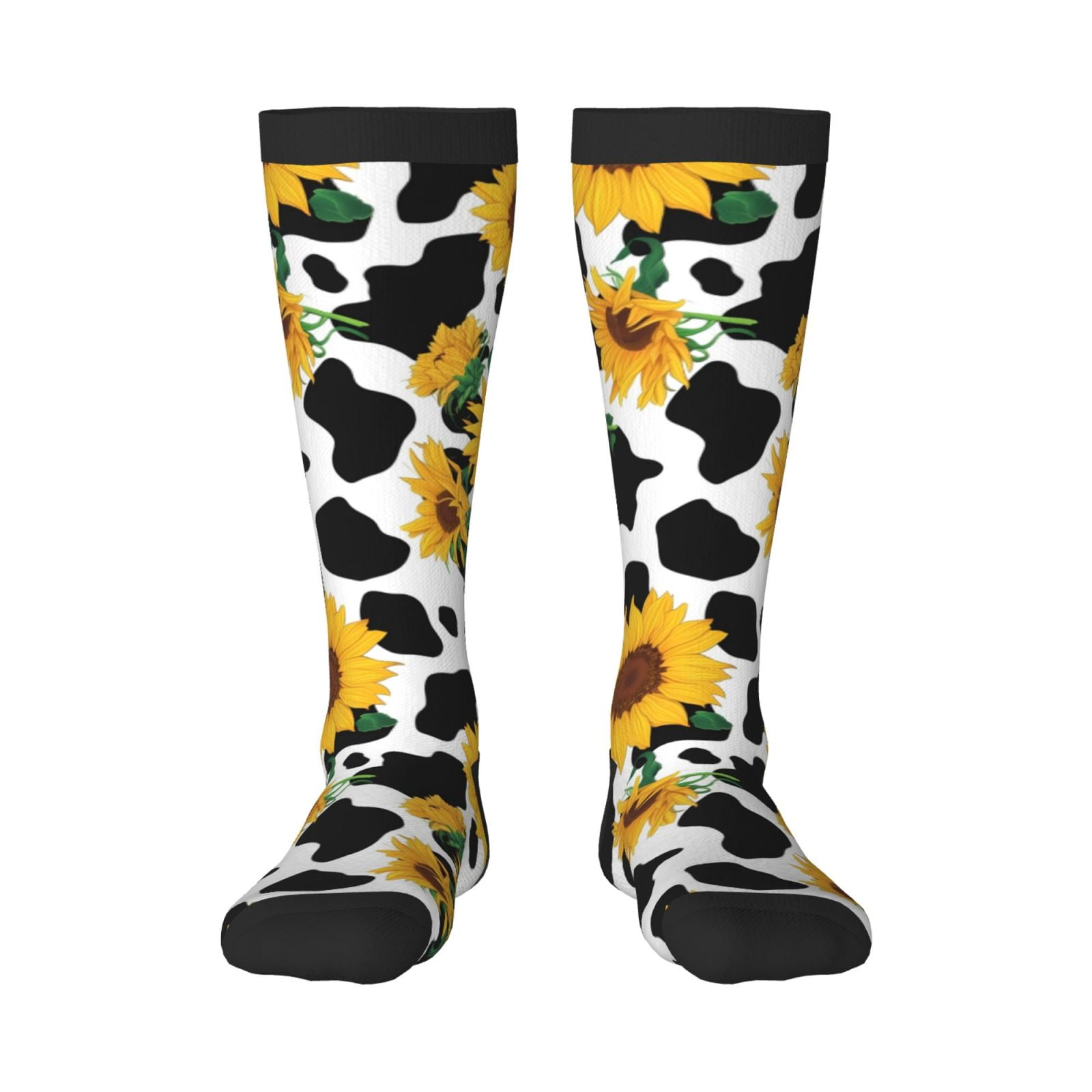 Derioi Cute Cow Print Sunflower A 标题 - Walmart.com