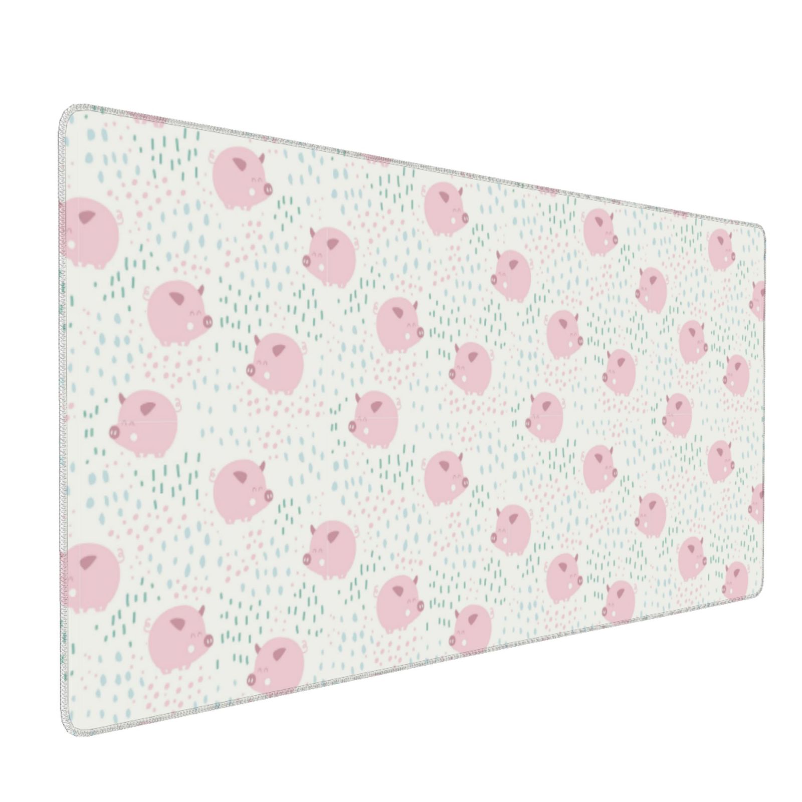 Derioi Cute Pigs for Large Non-Slip Gaming Mouse Pad 16"x35.5" for Home ...