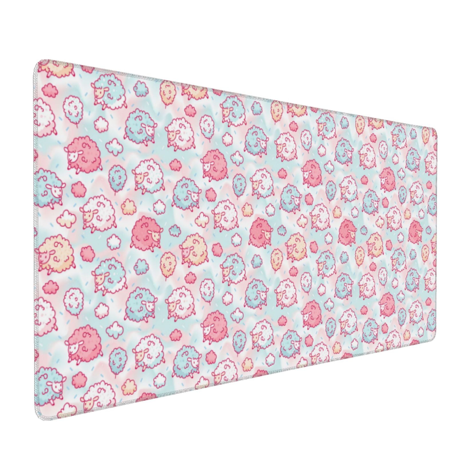 Derioi Cute Sheep for Large Non-Slip Gaming Mouse Pad 16"x35.5" for ...