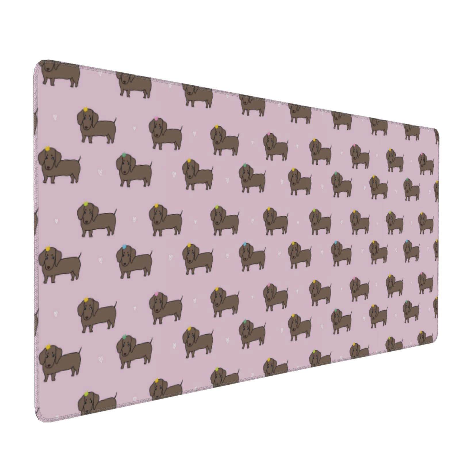 Derioi Dachshund Dog Puppy for Large Non-Slip Gaming Mouse Pad 16"x35.5 ...