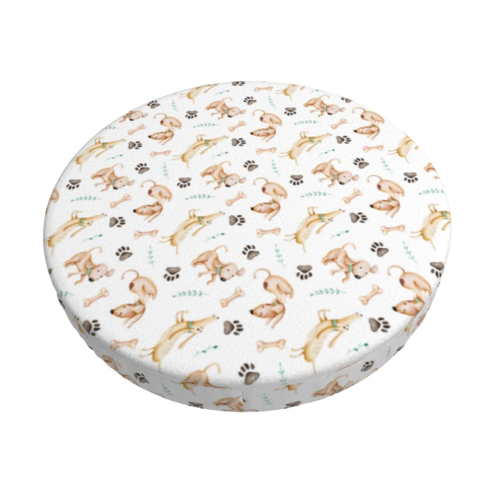 Derioi Dachshund Dog Puppy for Round Bar Chair Cushion Cover Round ...