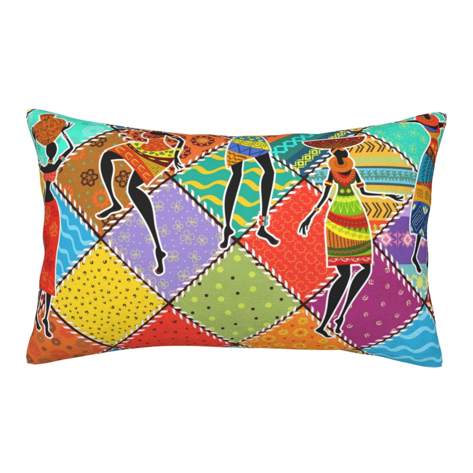 Derioi Dancing African Womans for Double-sided Pillow Cover with ...