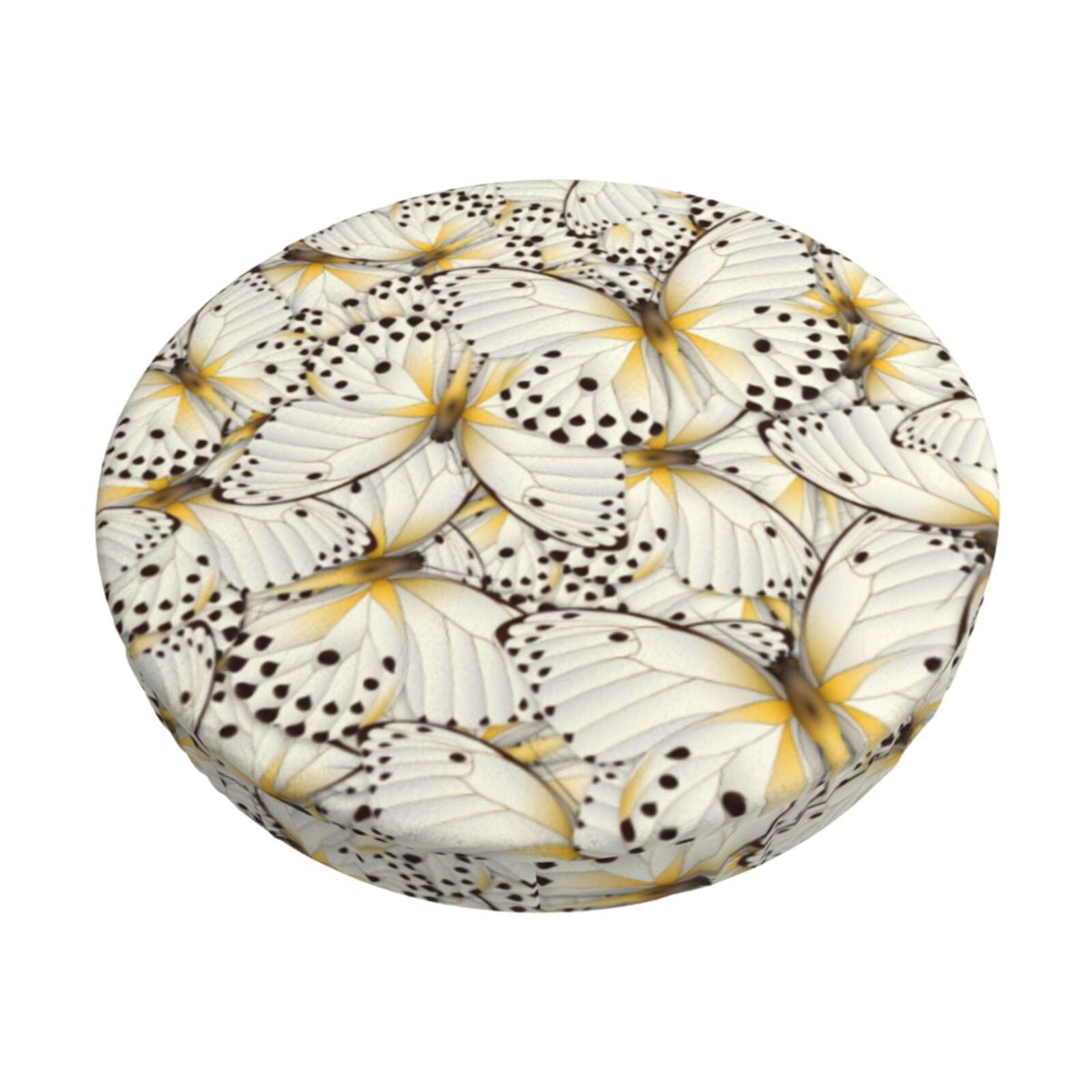 Derioi Different Butterflys for Round Bar Chair Cushion Cover Round ...