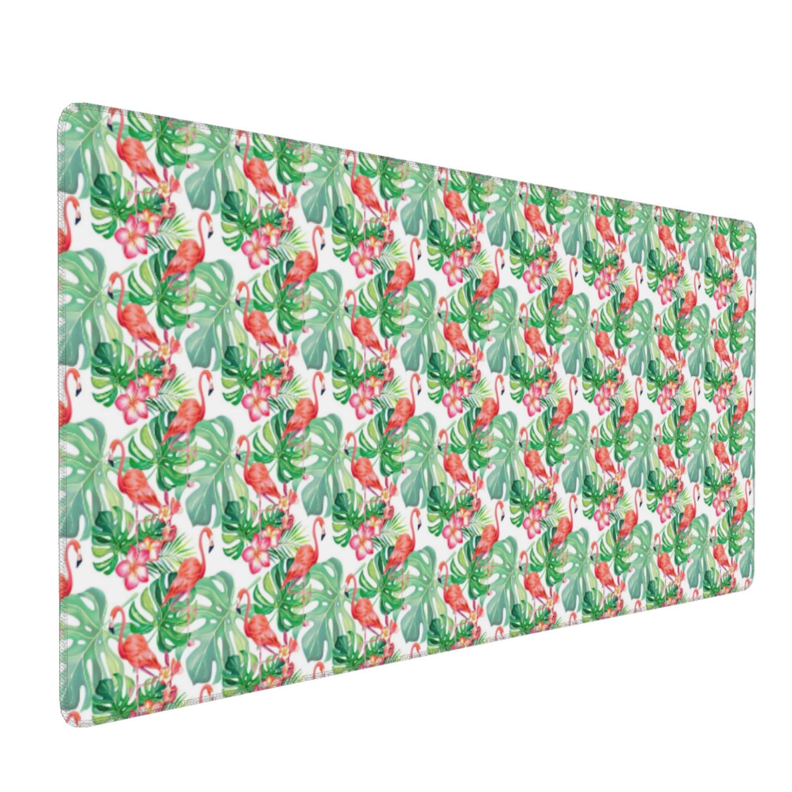 Derioi Flamingo And Monstera for Large Non-Slip Gaming Mouse Pad 16"x35 ...
