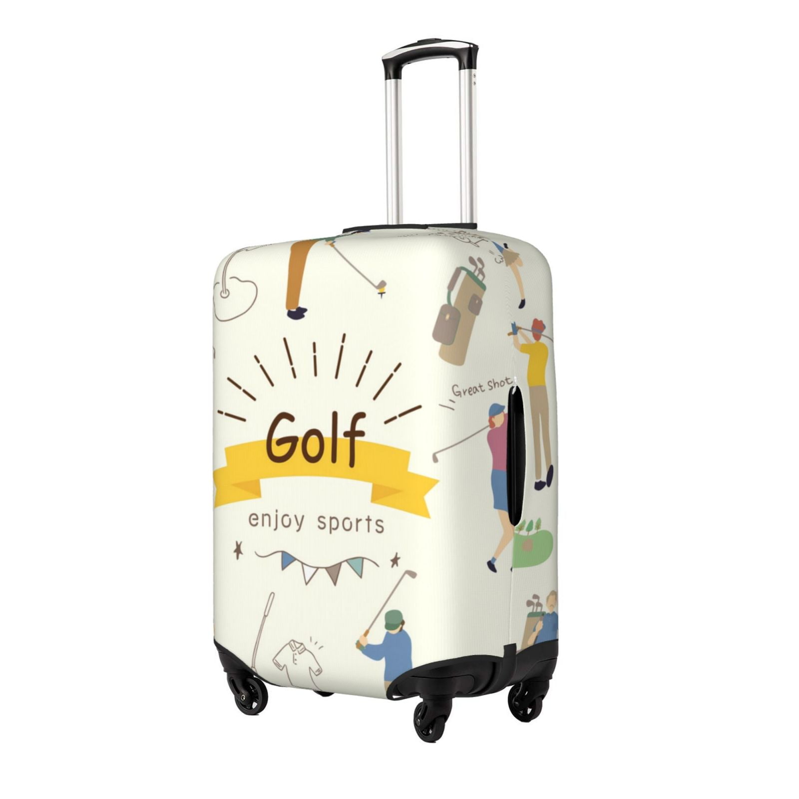 Derioi Golf Icons And Golfer for Suitcase Cover Protector Fit 18-32 ...