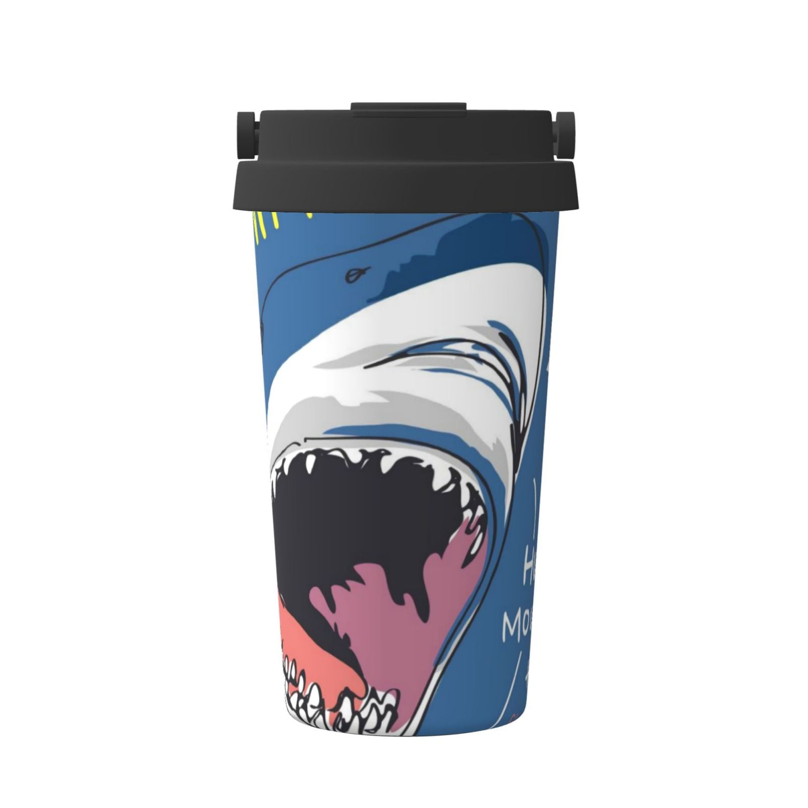 Derioi Great White Shark for Stainless Steel Reusable Thermal Cup for ...