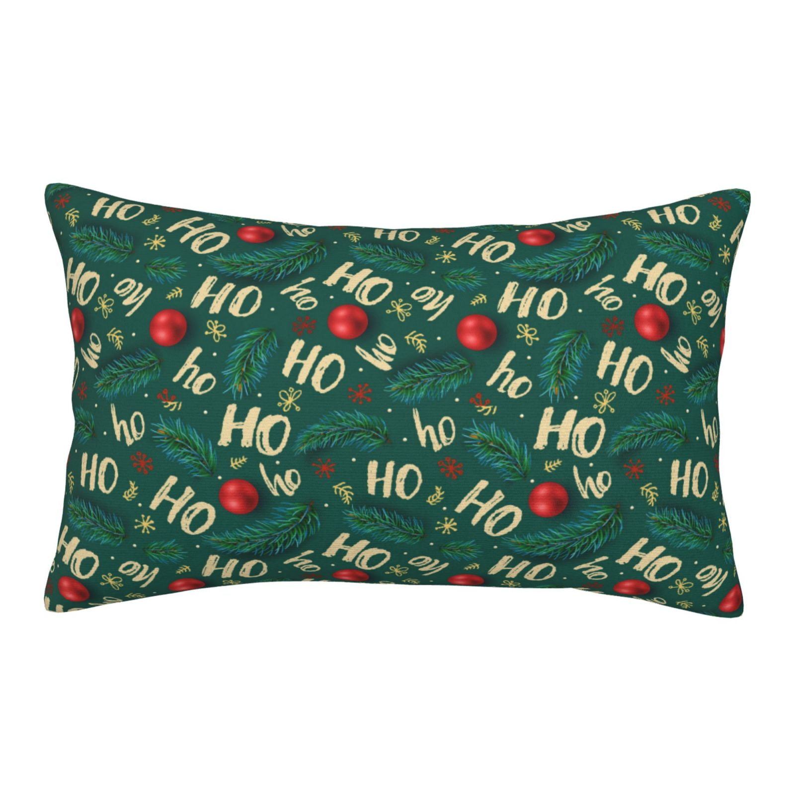 Derioi Green Background With Ho for Double-sided Pillow Cover with ...