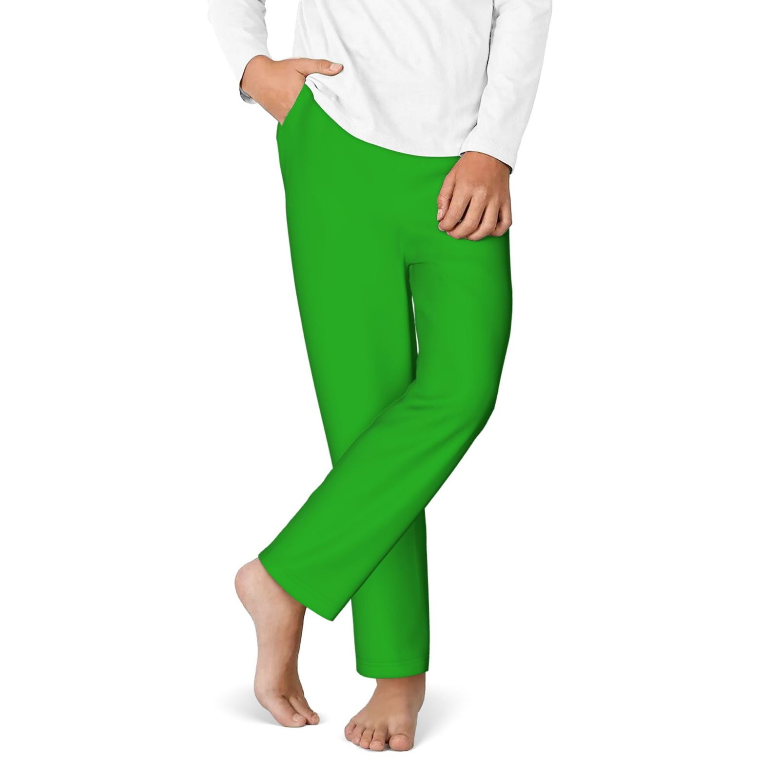 Derioi Green for Pajama Pants Men Elastic Waistband Sleep Pajama Pant ...