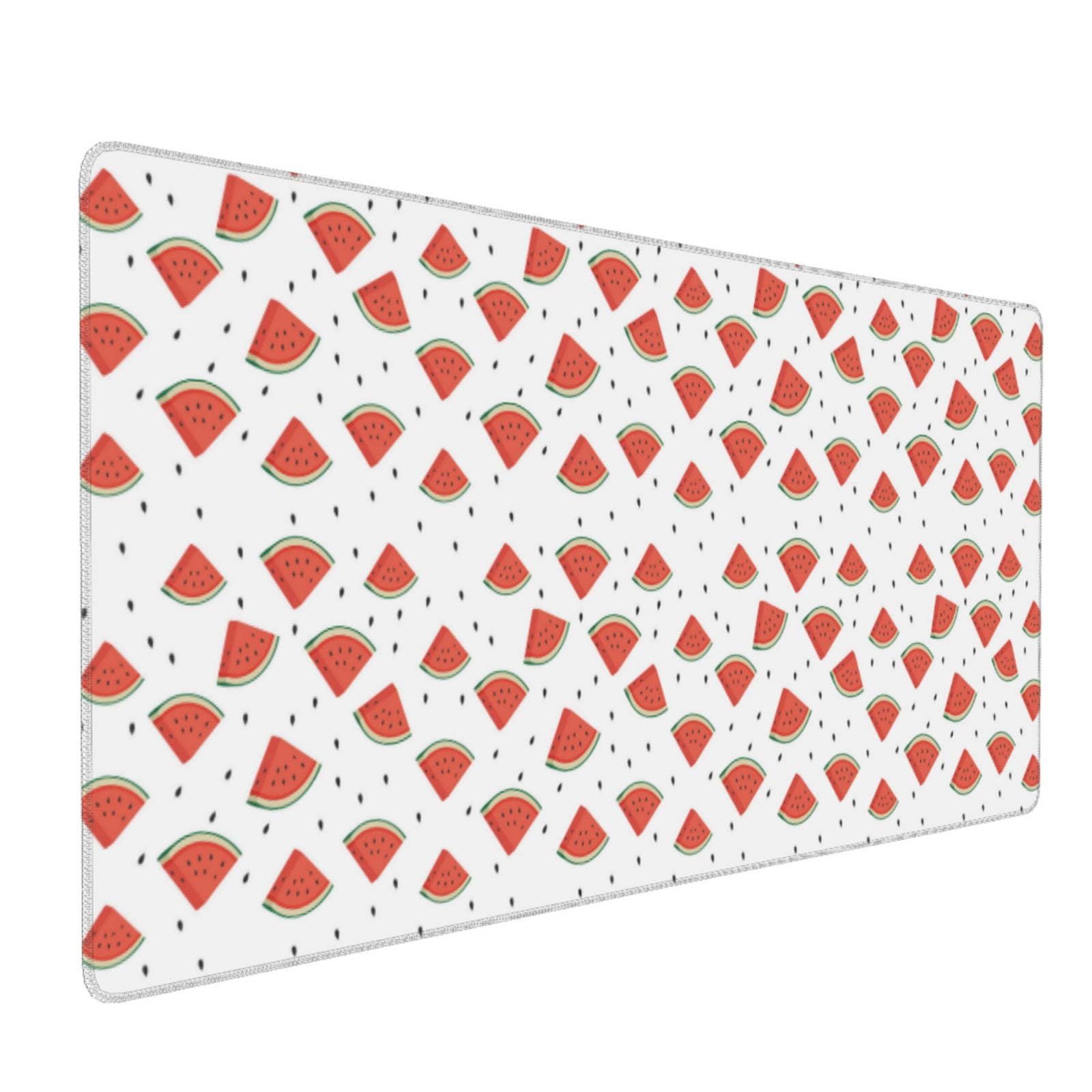 Derioi Hand Drawn Watermelon for Large Non-Slip Gaming Mouse Pad 16"x35 ...