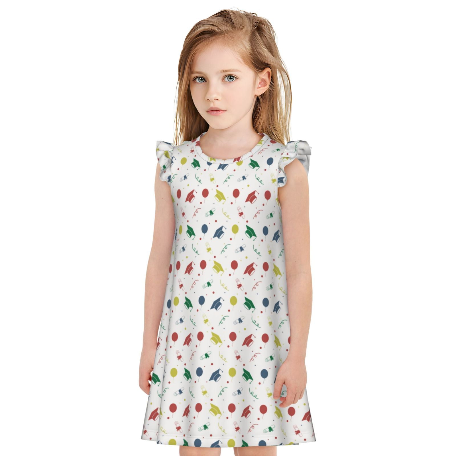 Derioi Happy Graduation for Girls Nightgowns Night Dress Sleepwear ...