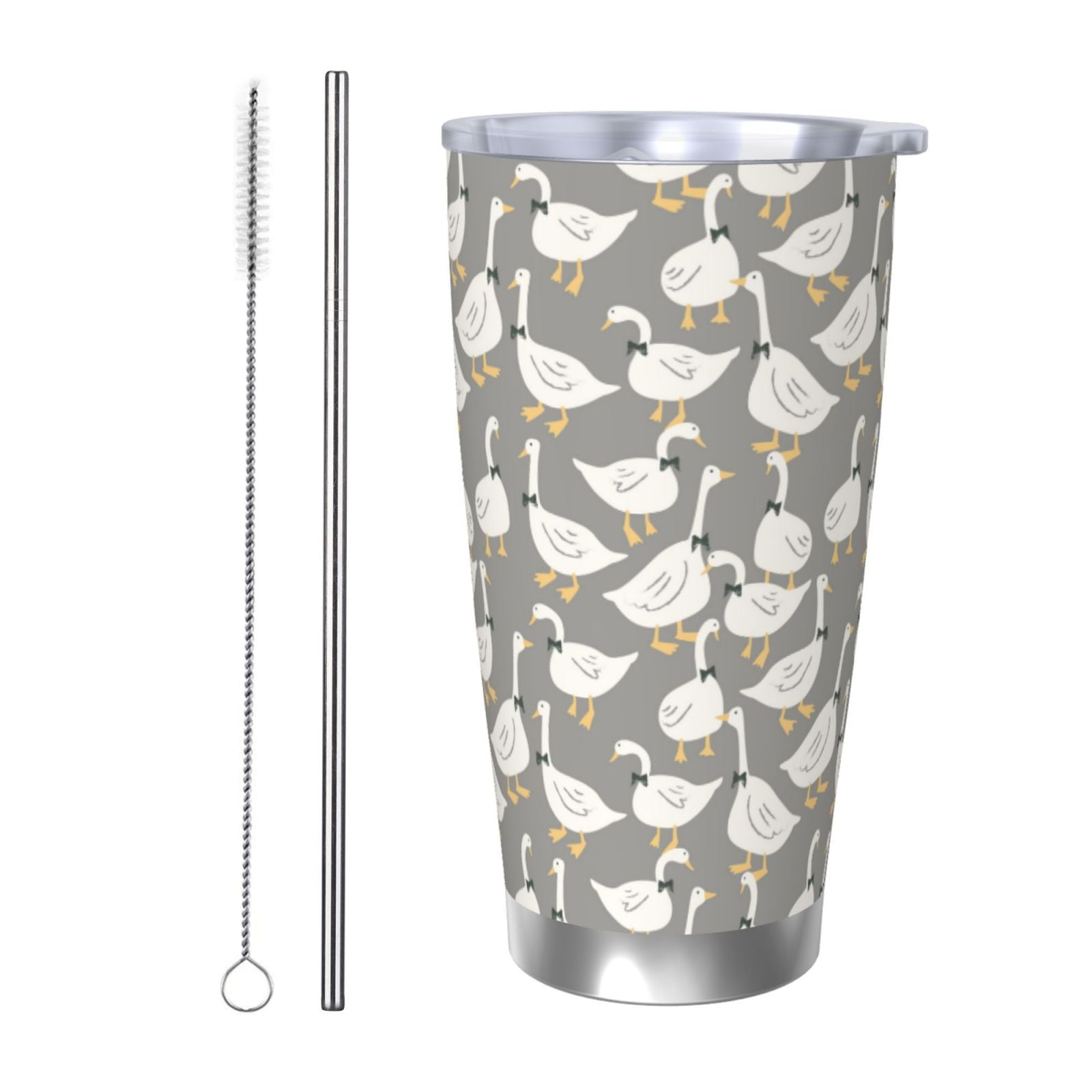 Derioi Herd of ducks for 20oz Tumbler with Lid for Hot and Cold ...