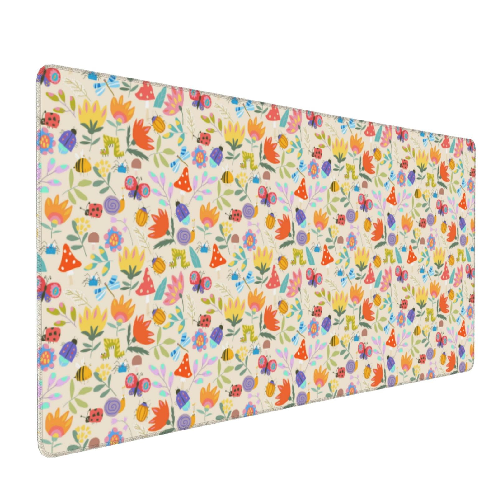 Derioi Insects In Plants for Large Non-Slip Gaming Mouse Pad 16"x35.5 ...