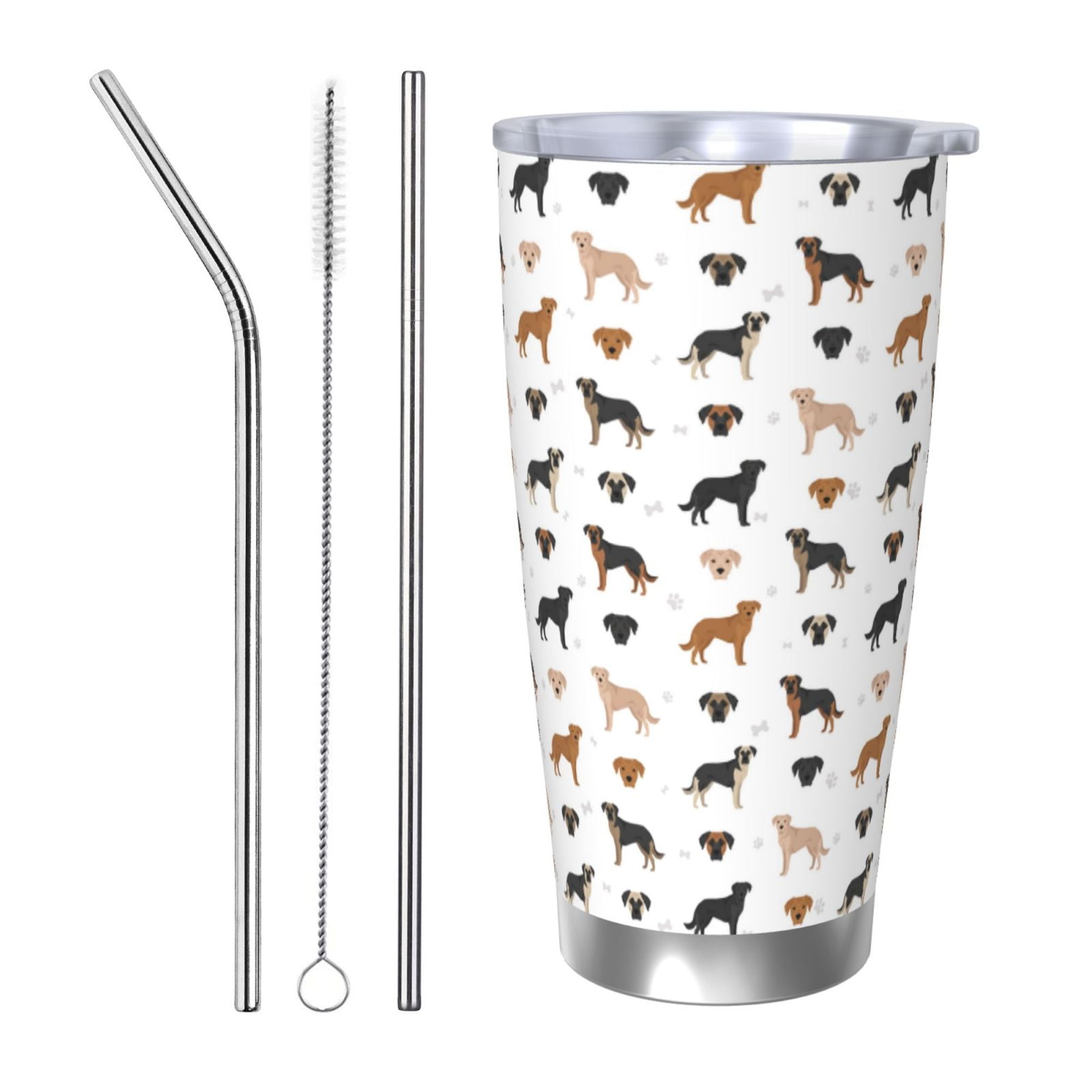 Derioi Labrador Retriever Dog for 20oz Tumbler with Lid for Hot and ...