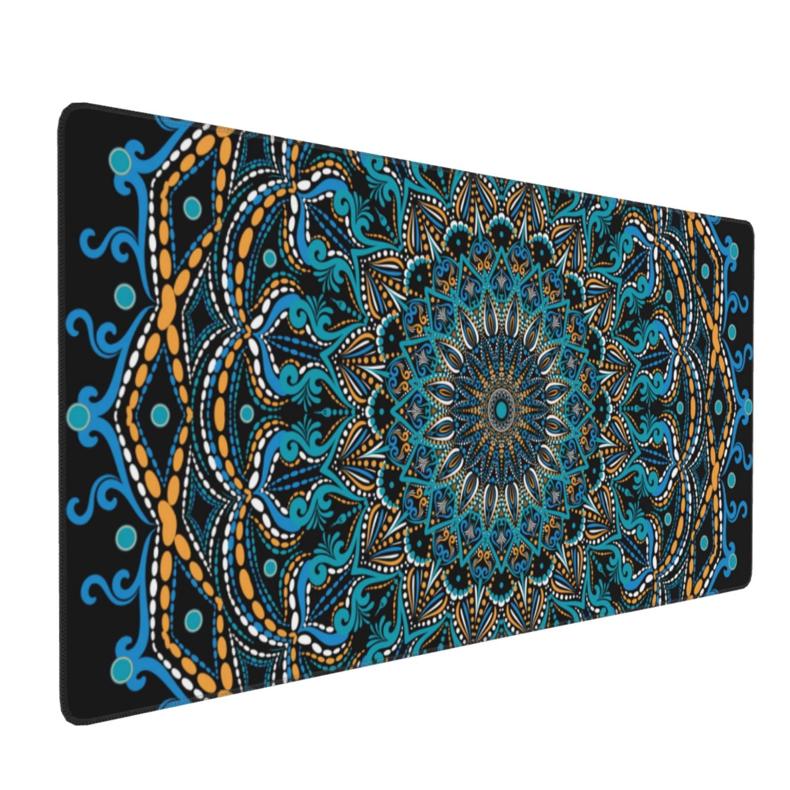 Derioi Mandala for Large Non-Slip Gaming Mouse Pad 16"x35.5" for Home ...