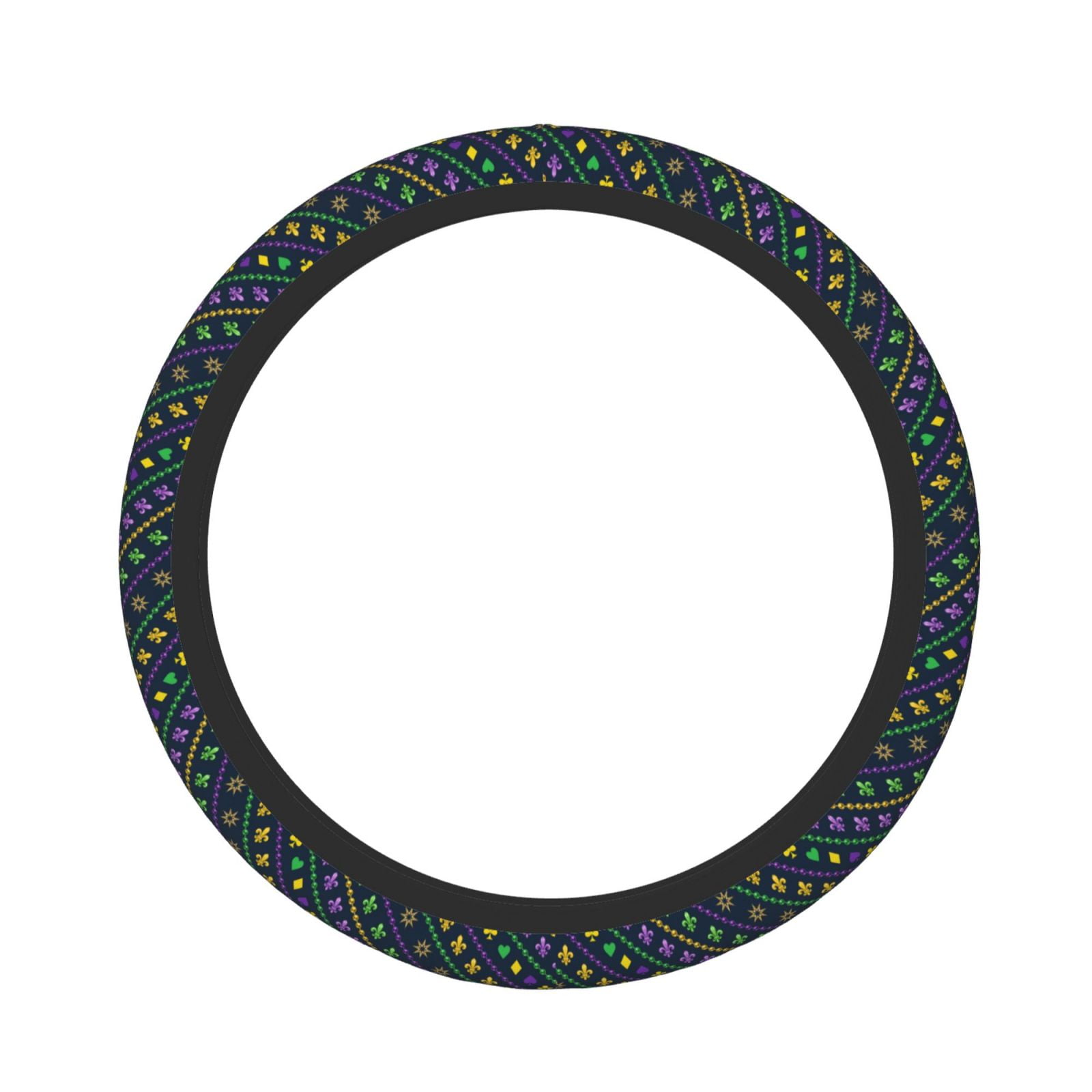 Derioi Mardi Gras Strings of Beads for Thickened Elastic Steering Wheel ...