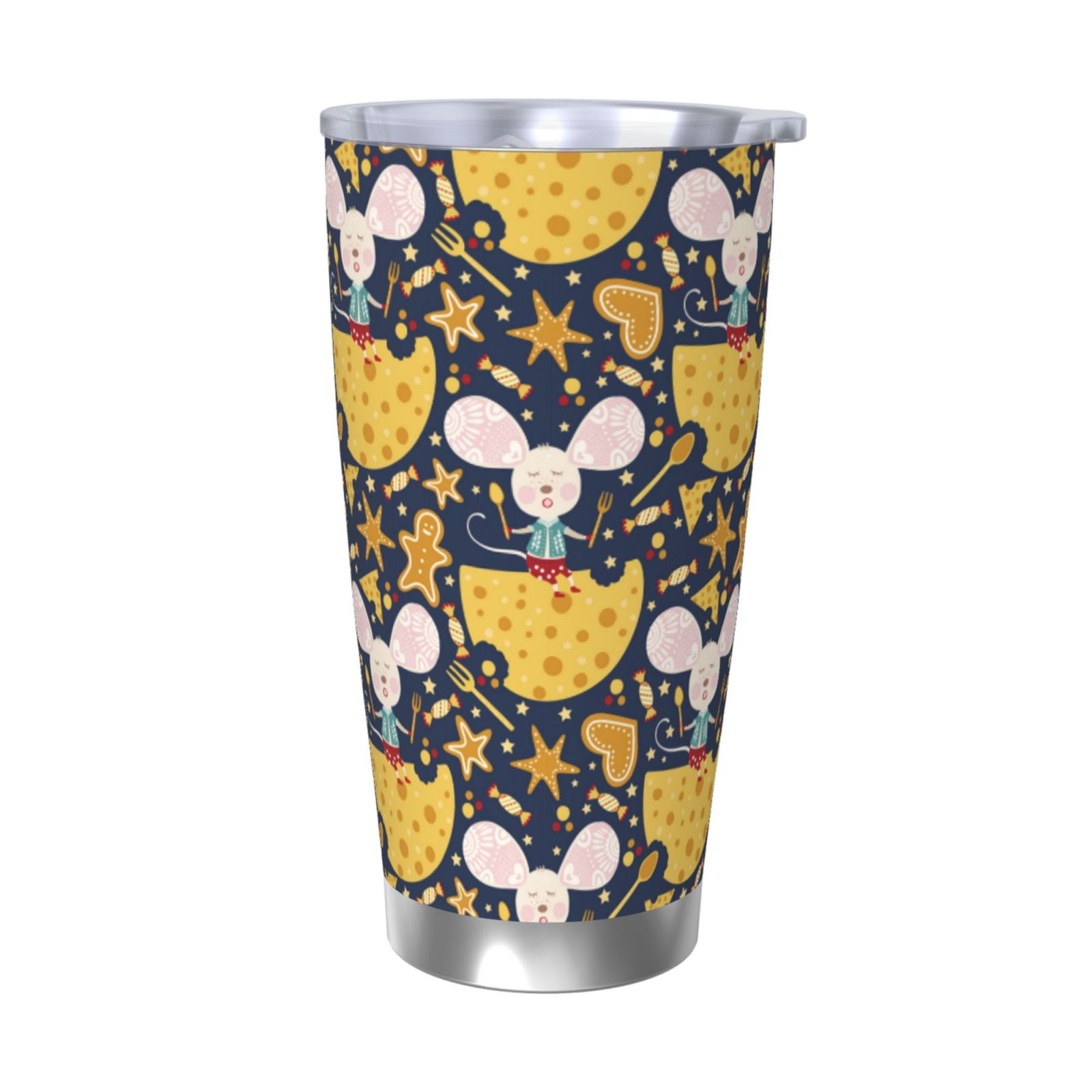 Derioi Mouse Cheese for 20oz Tumbler with Lid for Hot and Cold ...