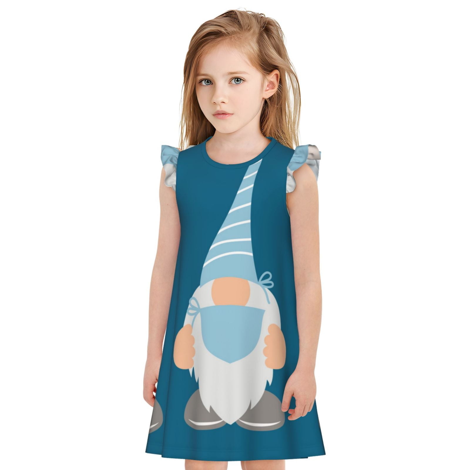 Derioi Nurse Doctor Gnomes for Girls Nightgowns Night Dress Sleepwear ...