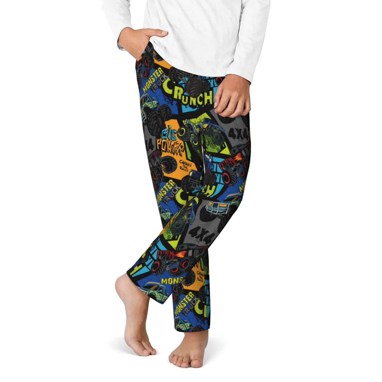 Derioi Off-Road Vehicle for Pajama Pants Men Elastic Waistband Sleep ...
