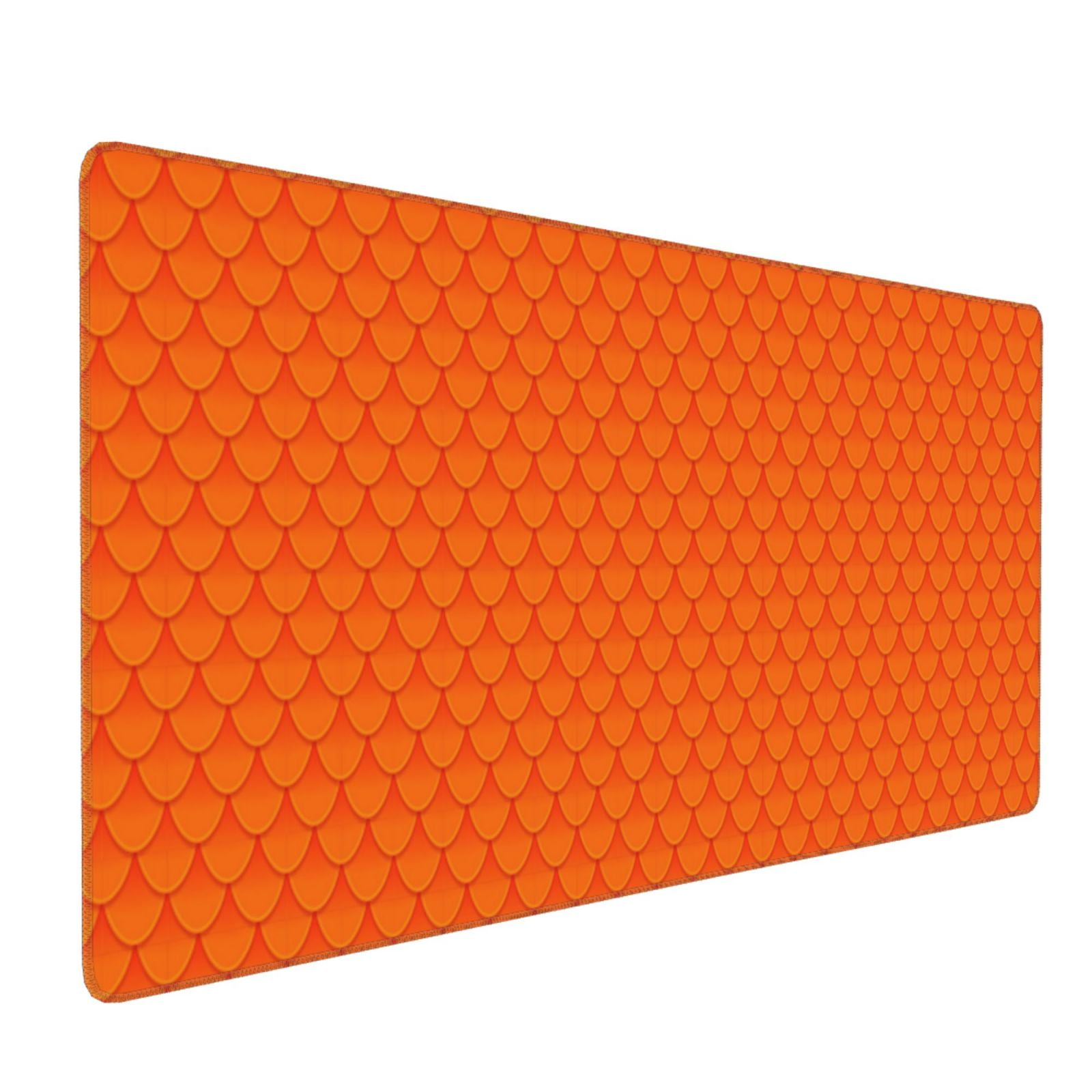Derioi Orange Scales for Large Non-Slip Gaming Mouse Pad 16"x35.5" for ...