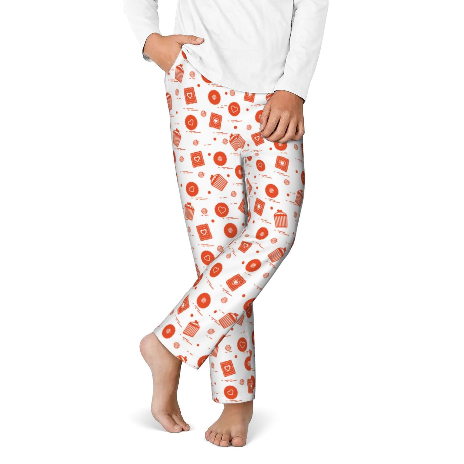 Derioi Pastry for Pajama Pants Men Elastic Waistband Sleep Pajama Pant ...