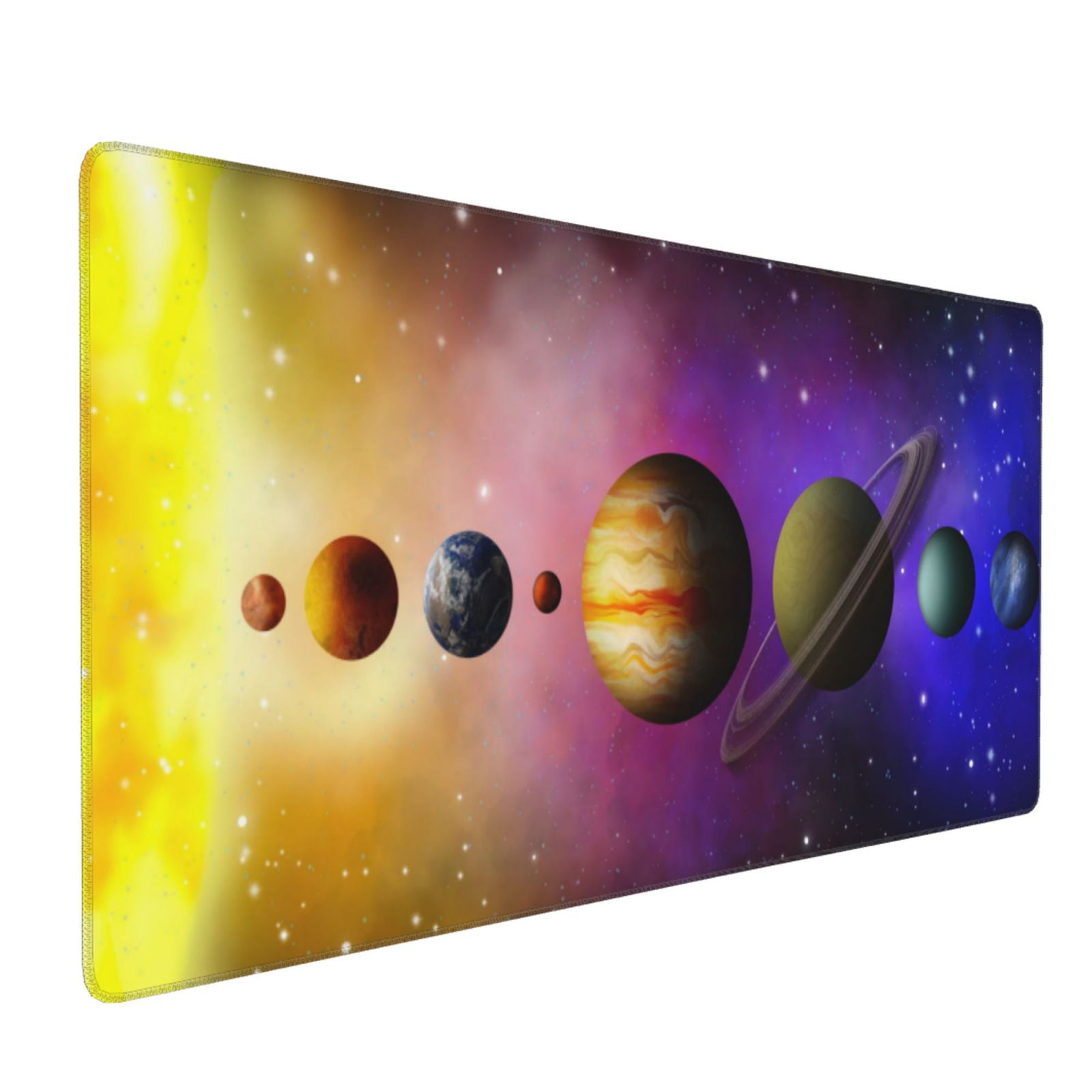 Derioi Planets And Stars for Large Non-Slip Gaming Mouse Pad 16"x35.5 ...