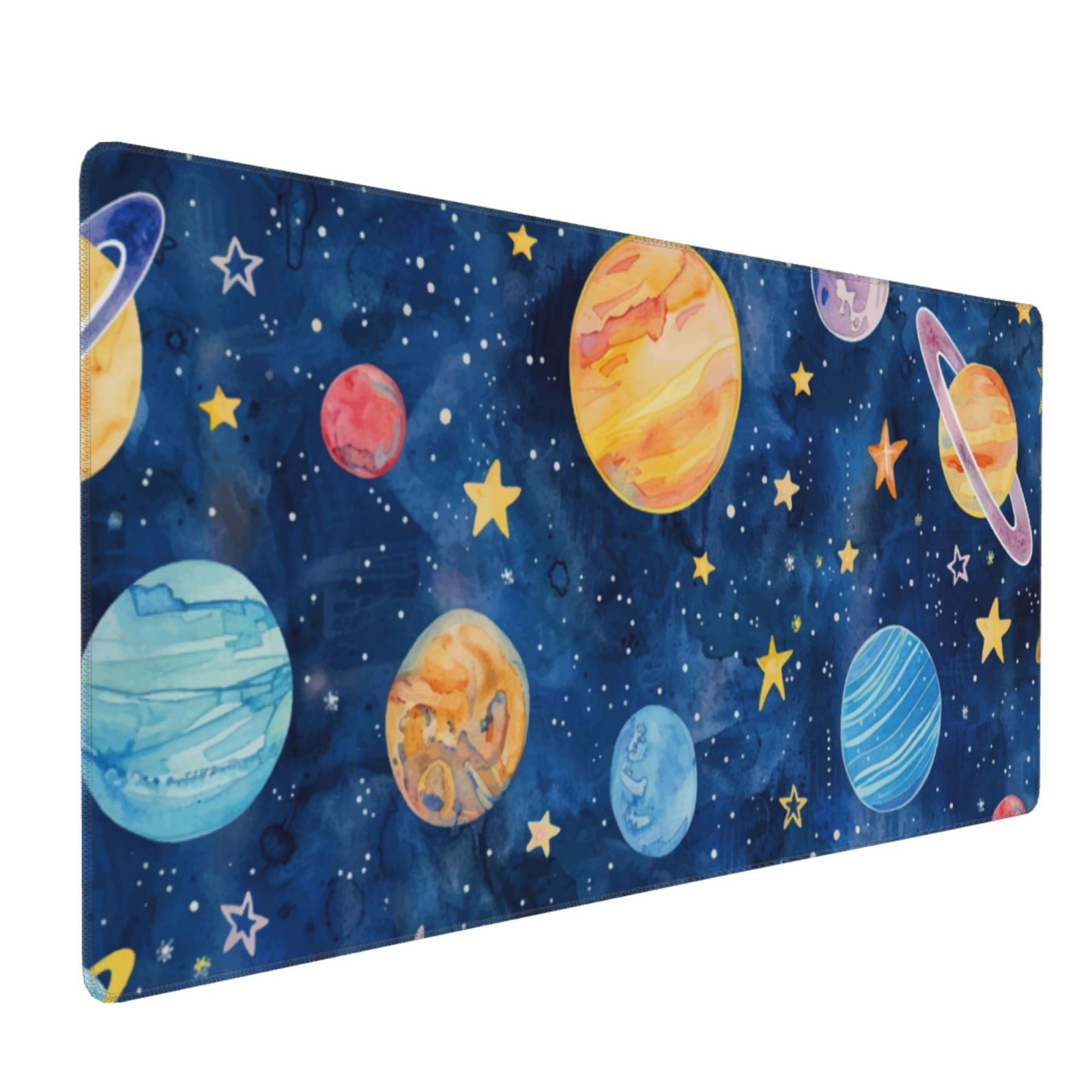 Derioi Planets And Stars1 for Large Non-Slip Gaming Mouse Pad 16"x35.5 ...