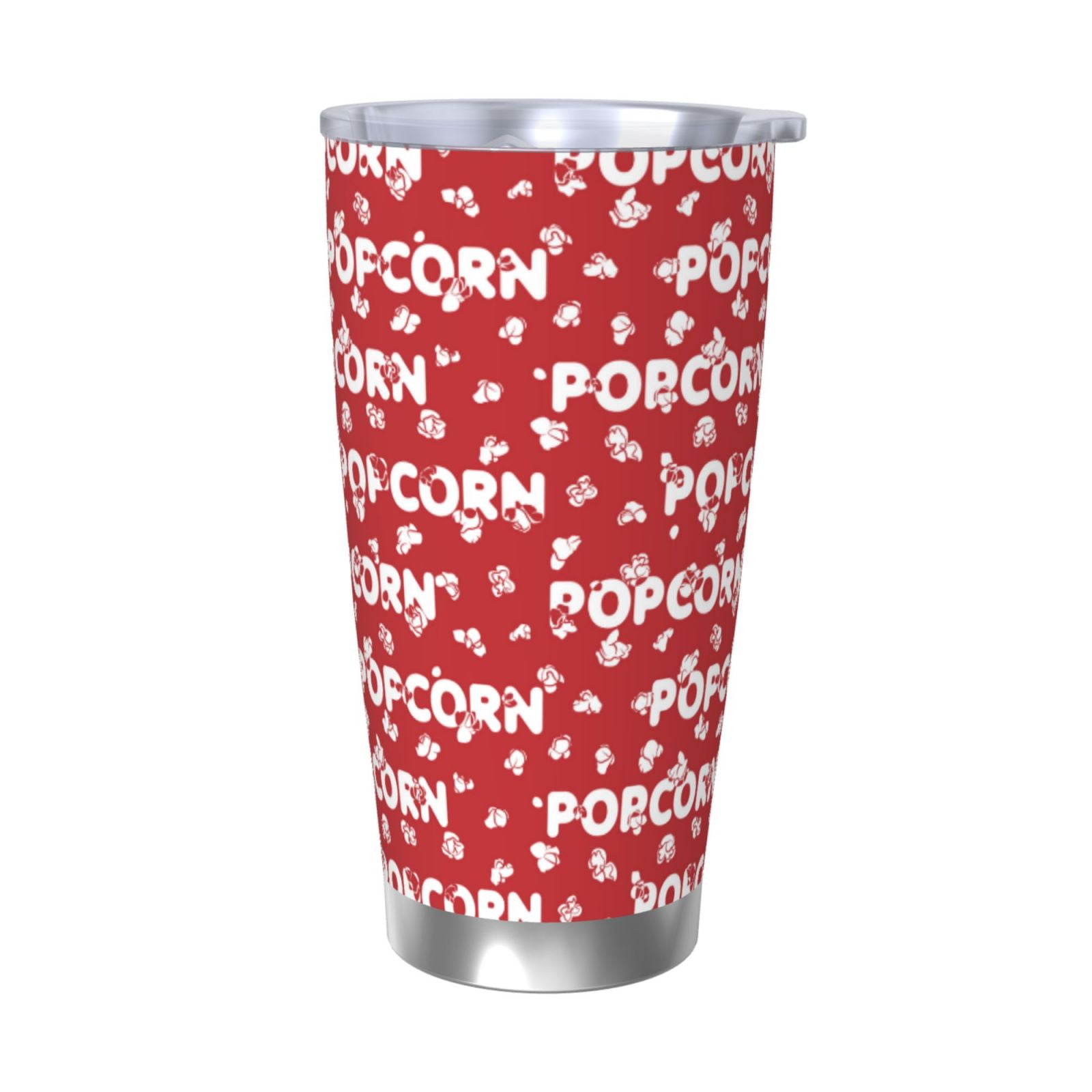Derioi Popcorn2 for 20oz Tumbler with Lid for Hot and Cold Beverages, Portable for Office ...