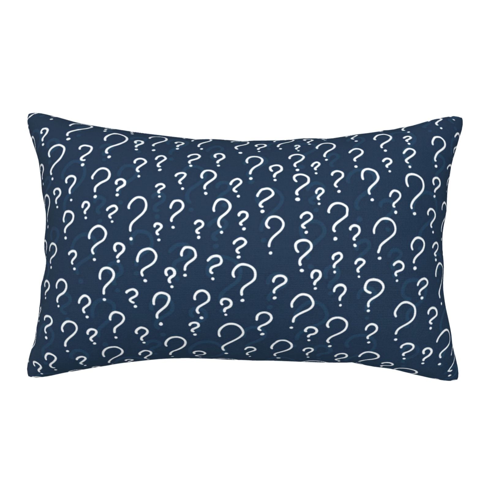 Derioi Question Marks for Double-sided Pillow Cover with Concealed ...