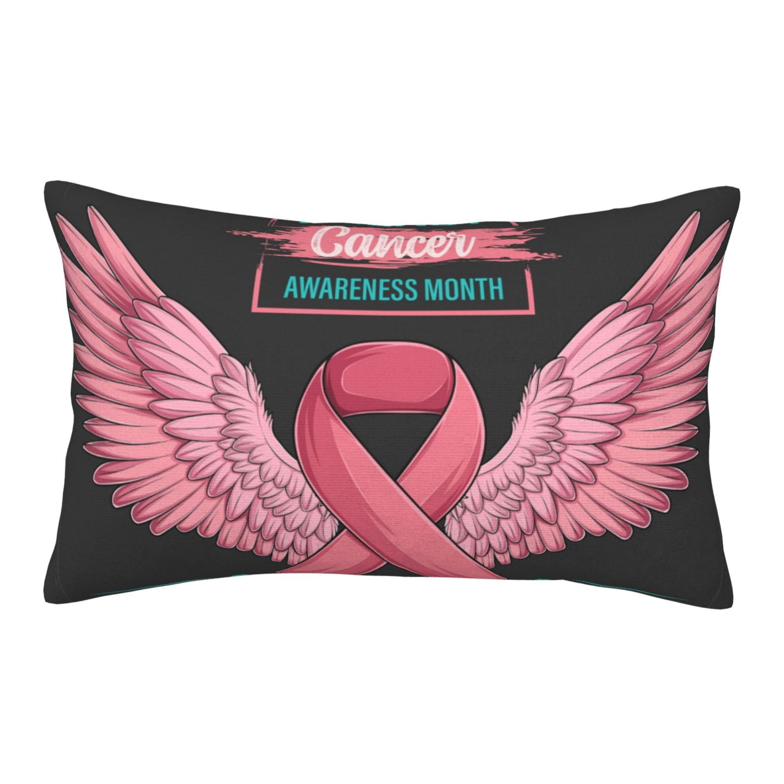 Derioi Ribbon With Angel Wings for Double-sided Pillow Cover with ...