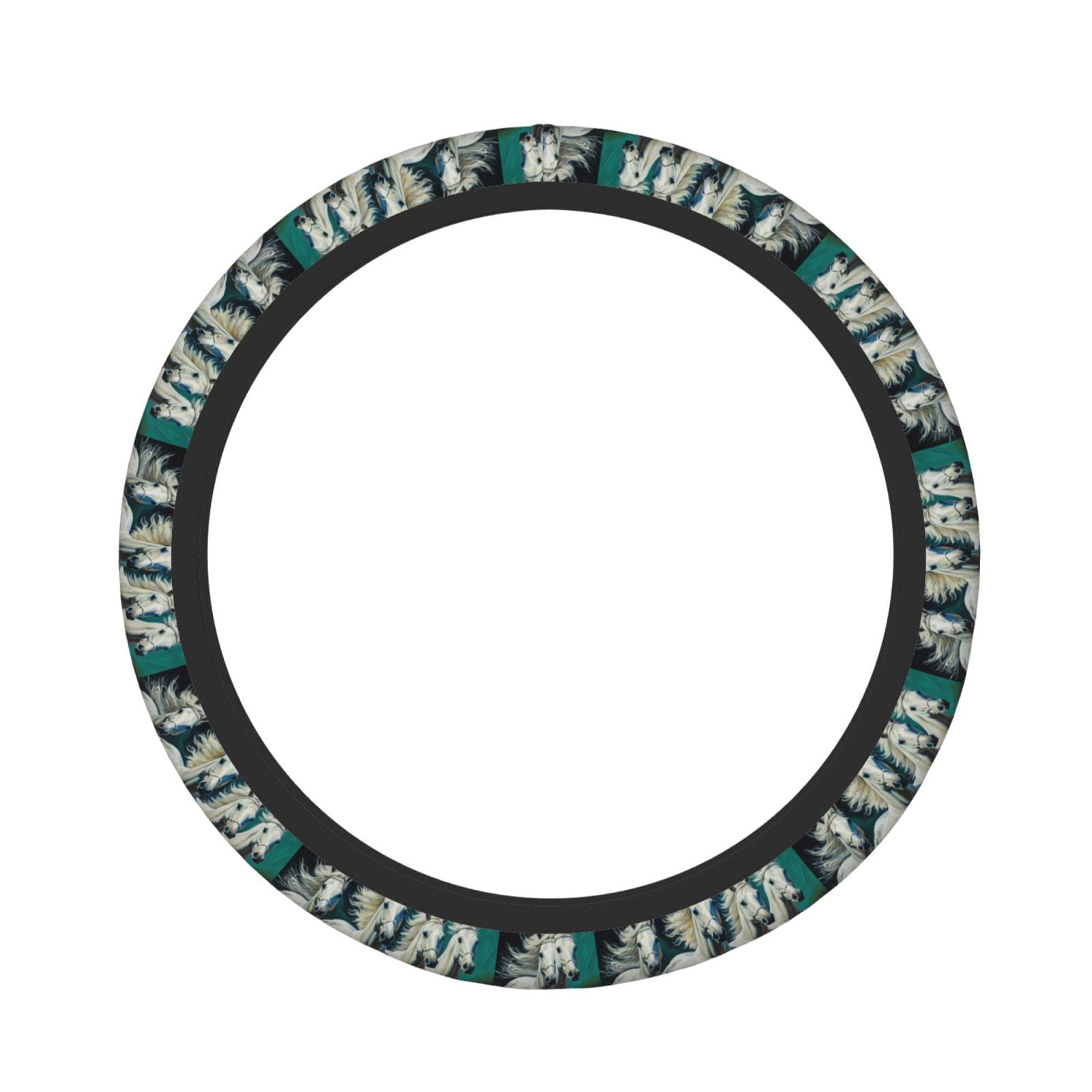 Derioi Running horses for Thickened Elastic Steering Wheel Cover ... Derioi Running horses for Thickened Elastic Steering Wheel Cover ...