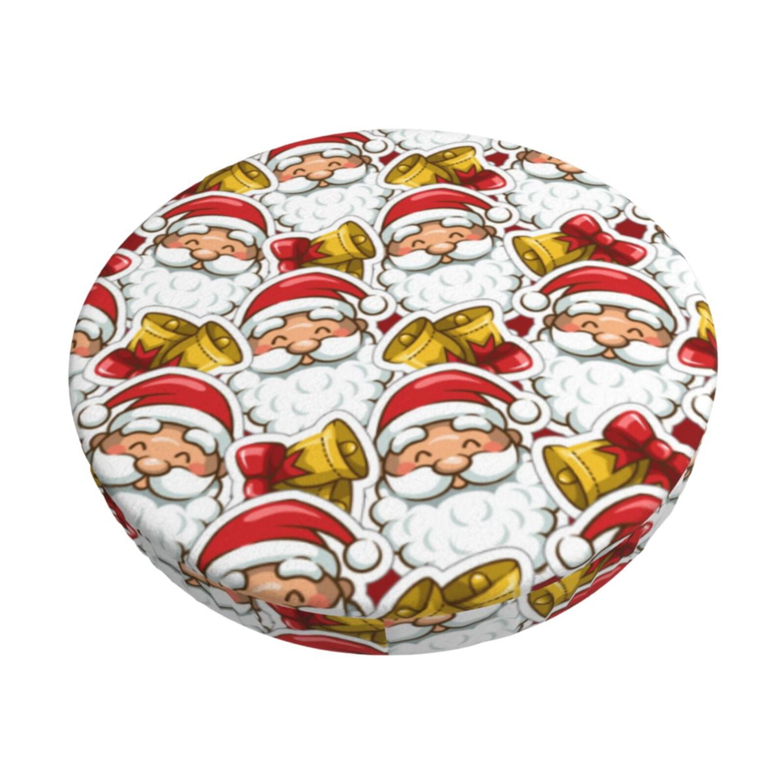 Derioi Santa Claus bells for Round Bar Chair Cushion Cover Round Stool ...