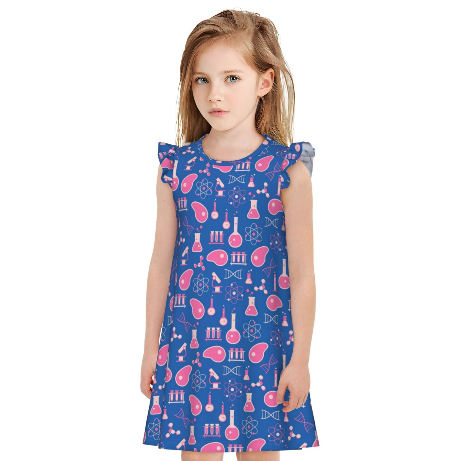 Derioi Science Experiment for Girls Nightgowns Night Dress Sleepwear ...