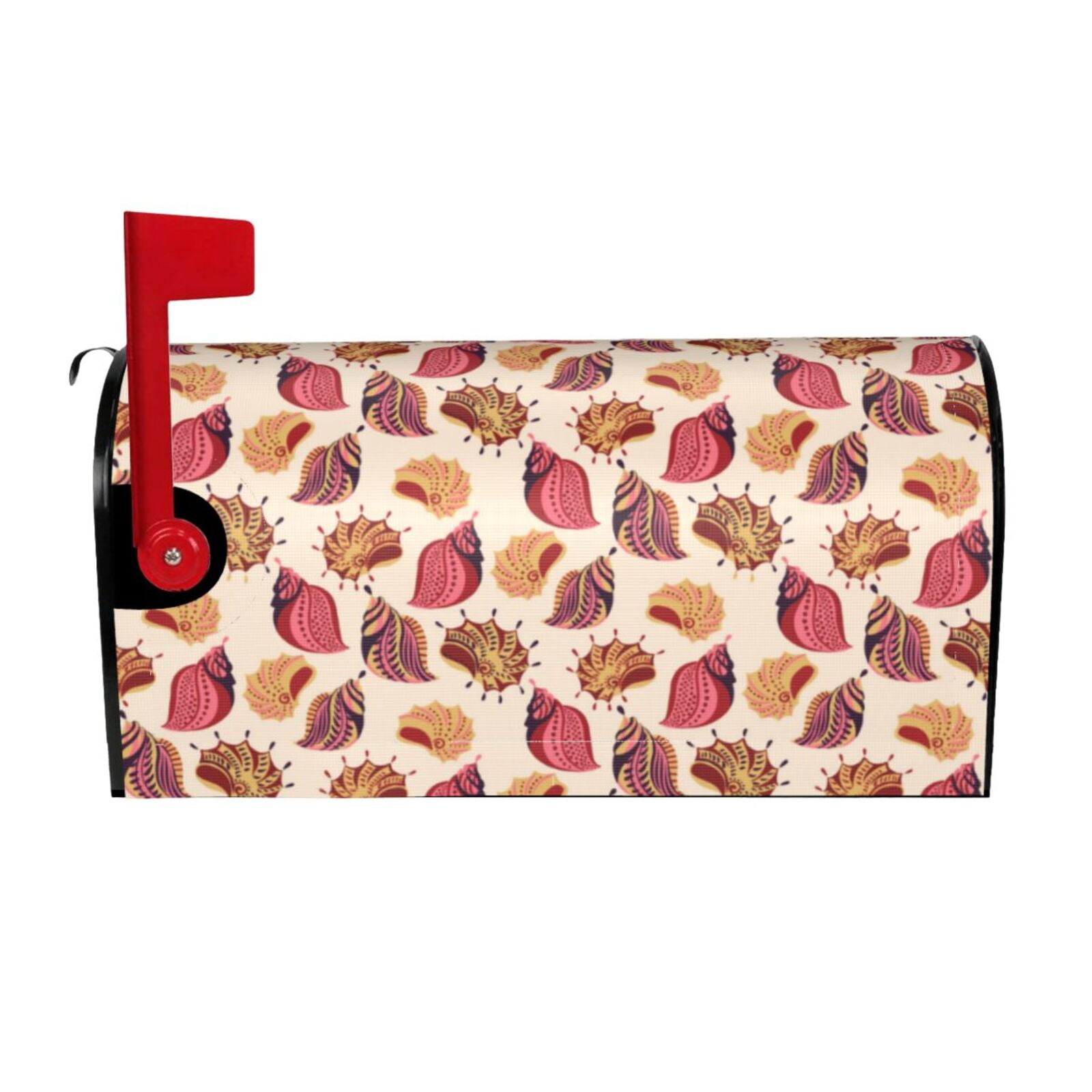Derioi Sea Shells for Mailbox Covers Magnetic Waterproof Post Box Cover ...