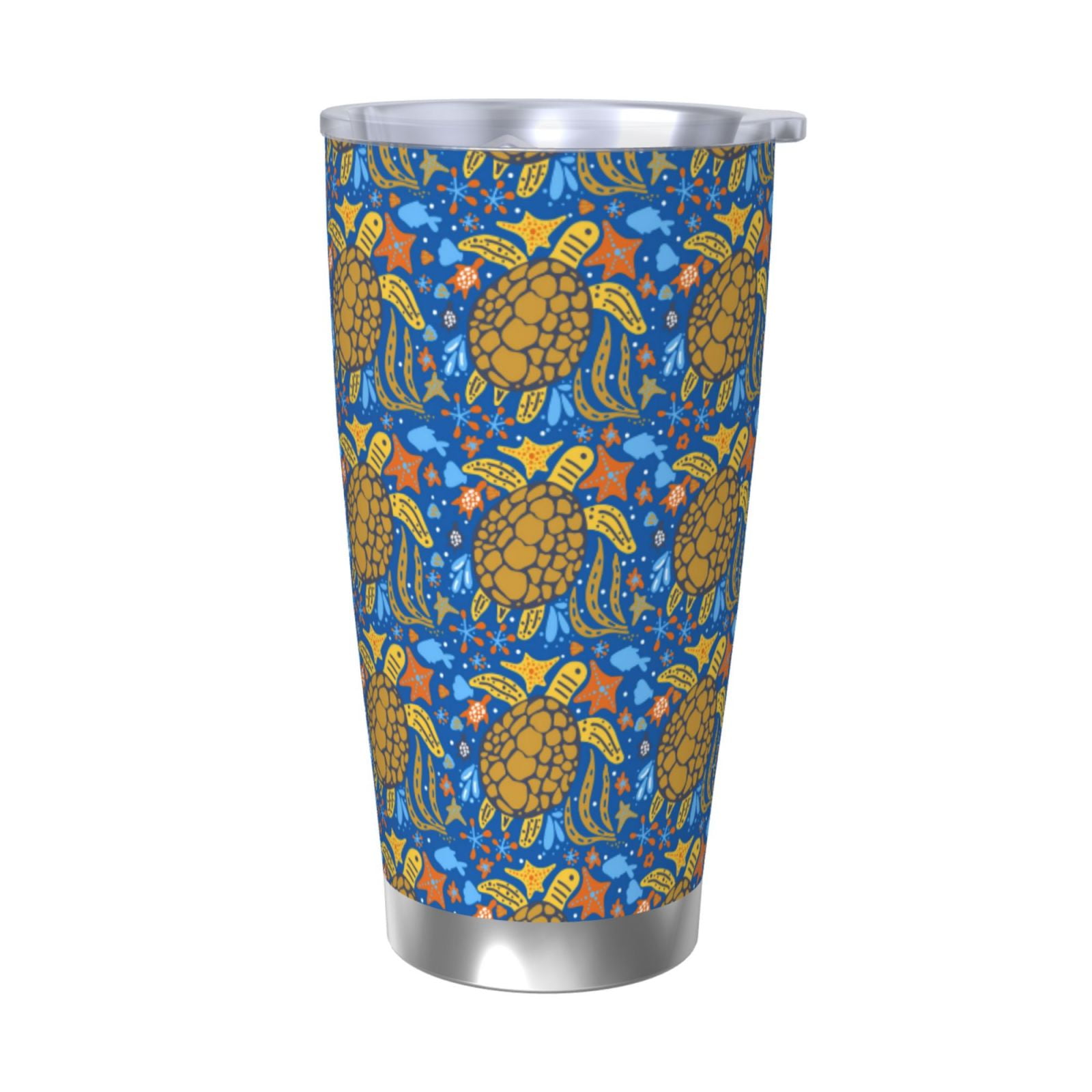 Derioi Sea Turtle for 20oz Tumbler with Lid for Hot and Cold Beverages ...