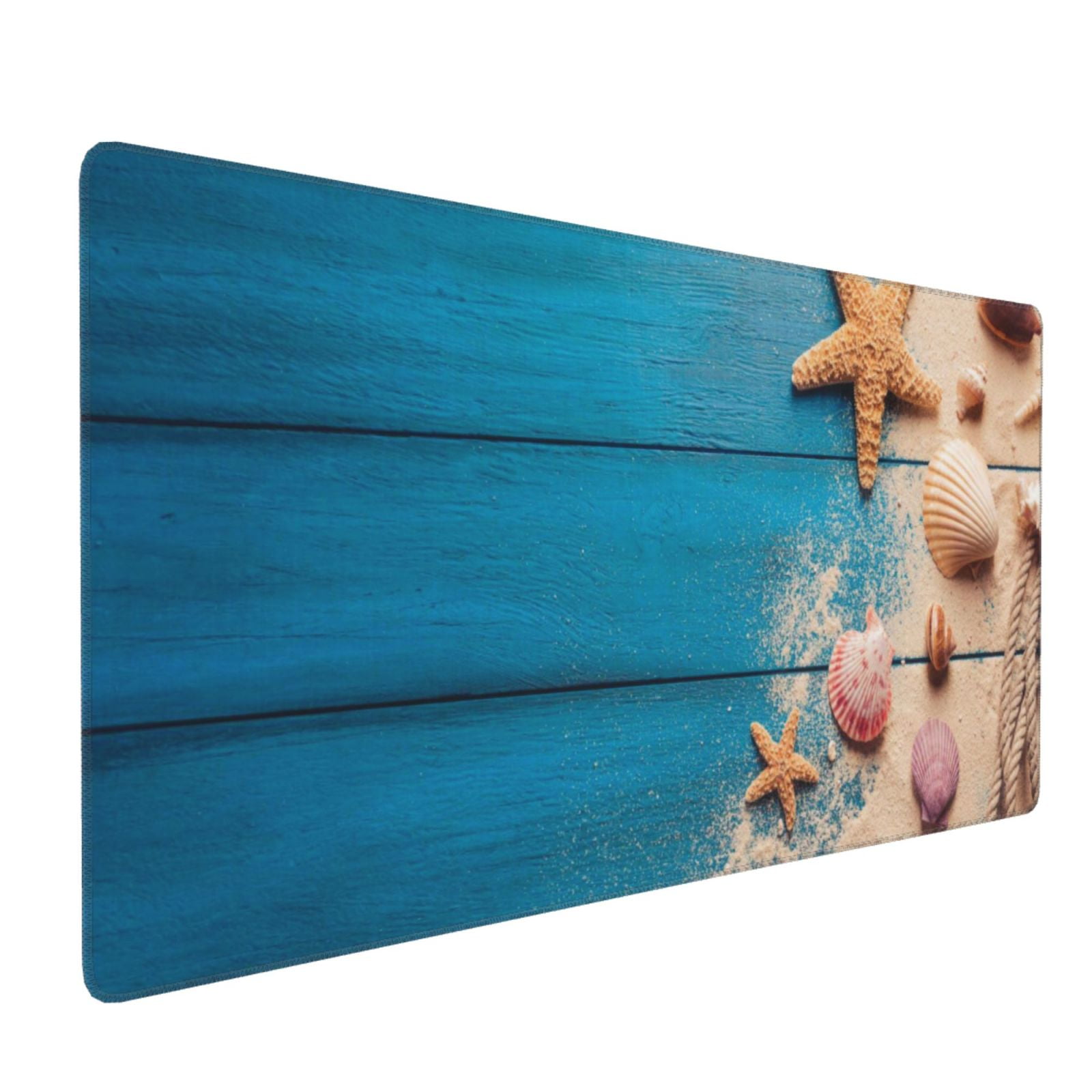 Derioi Shells and Starfish for Large Non-Slip Gaming Mouse Pad 16"x35.5 ...