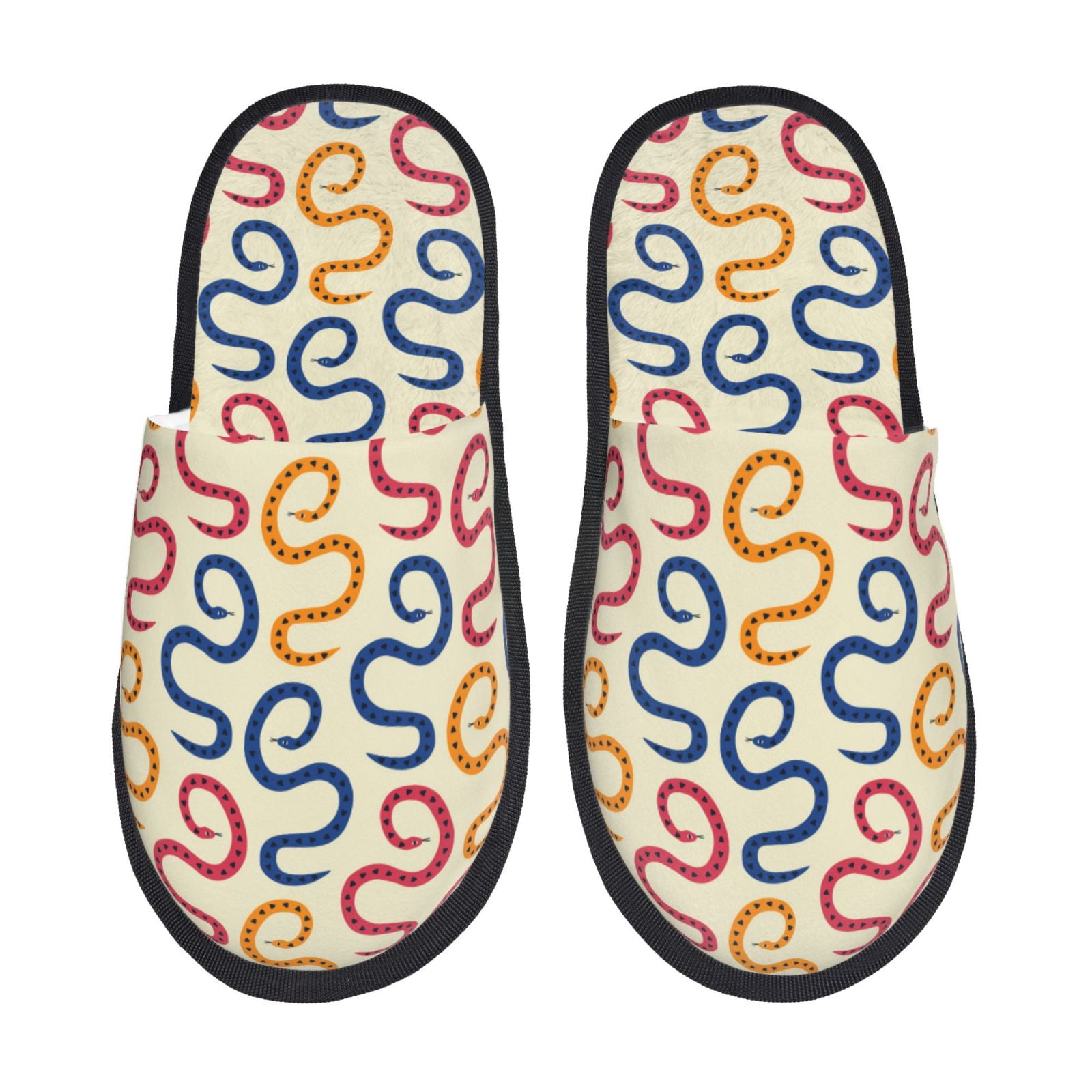 Derioi Snake for Slippers Indoor Outdoor Anti-Skid Warm Cozy Slide ...
