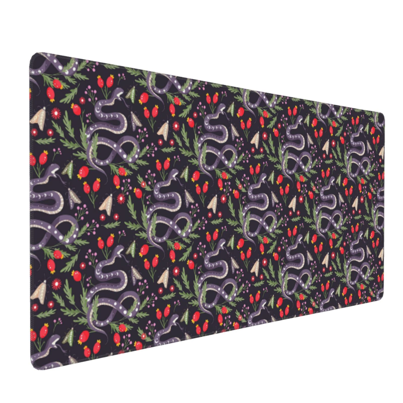 Derioi Snakes And Snake Fruit for Large Non-Slip Gaming Mouse Pad 16 ...