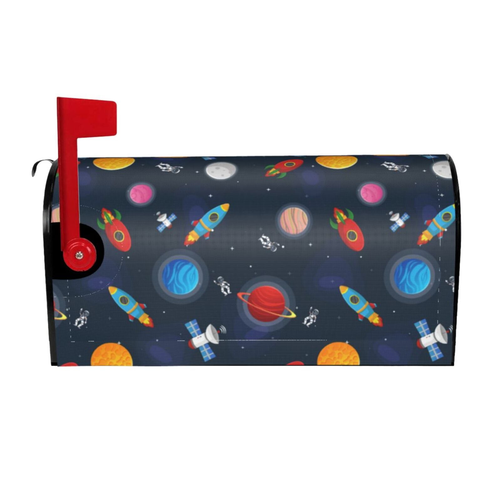 Derioi Space Cartoon for Mailbox Covers Magnetic Waterproof Post Box ...