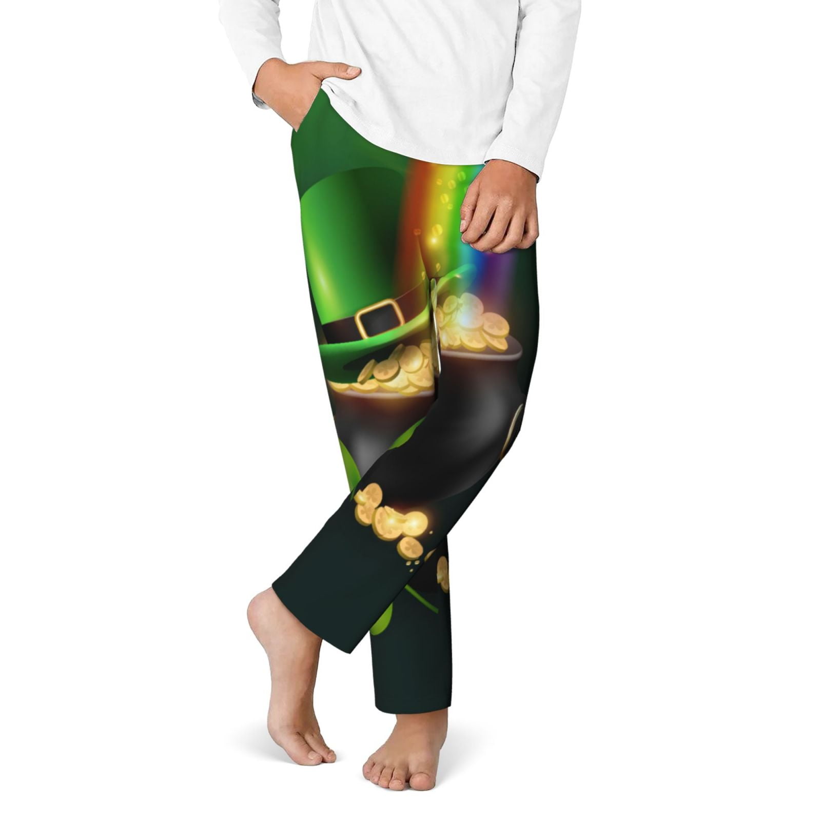 Derioi St. Patrick's Day4 for Pajama Pants Men Elastic Waistband Sleep ...