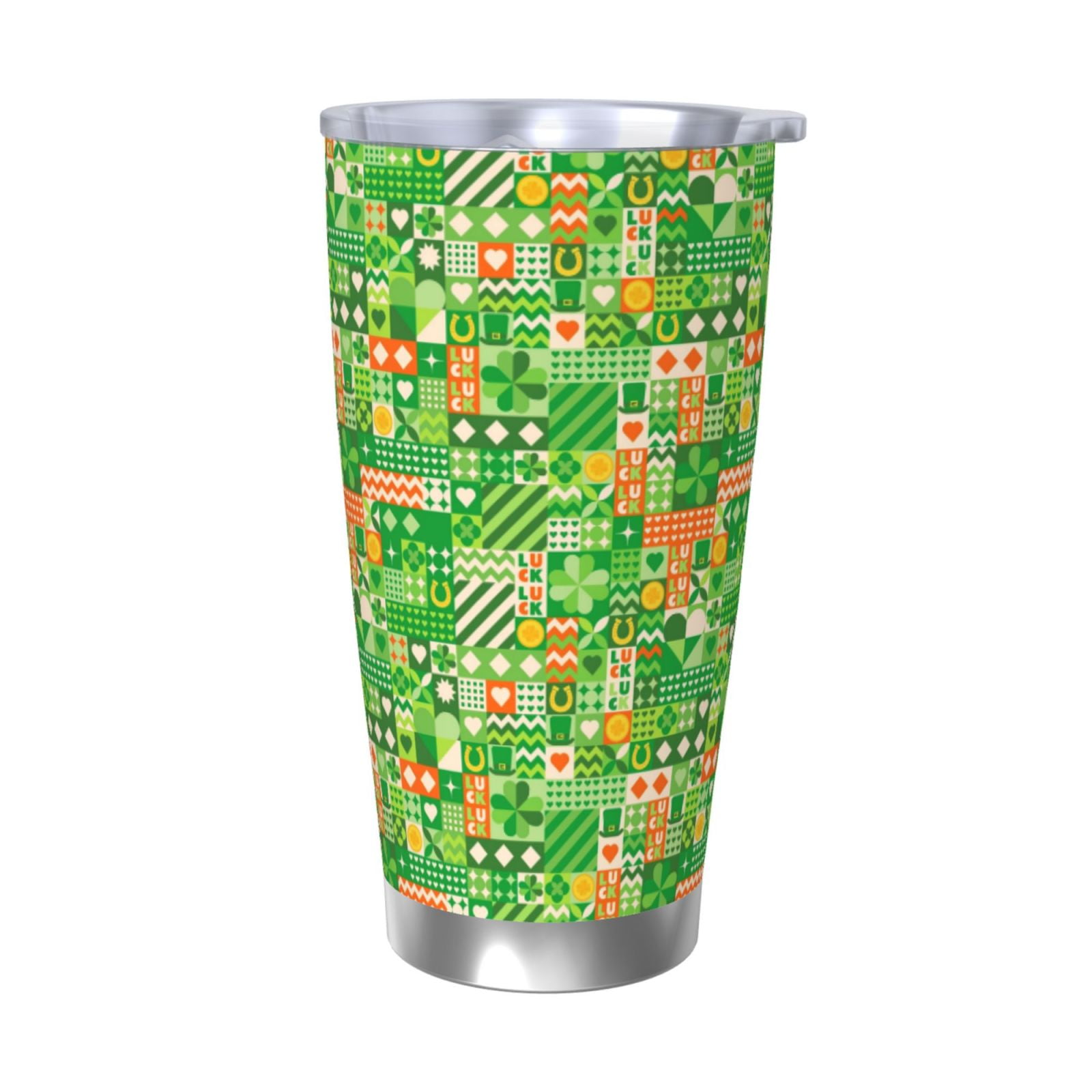 Derioi St Patrick's Day6 for 20oz Tumbler with Lid for Hot and Cold ...