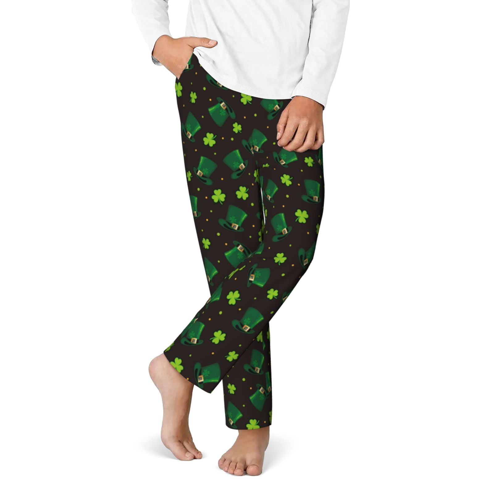 Derioi St. Patrick's Day8 for Pajama Pants Men Elastic Waistband Sleep ...