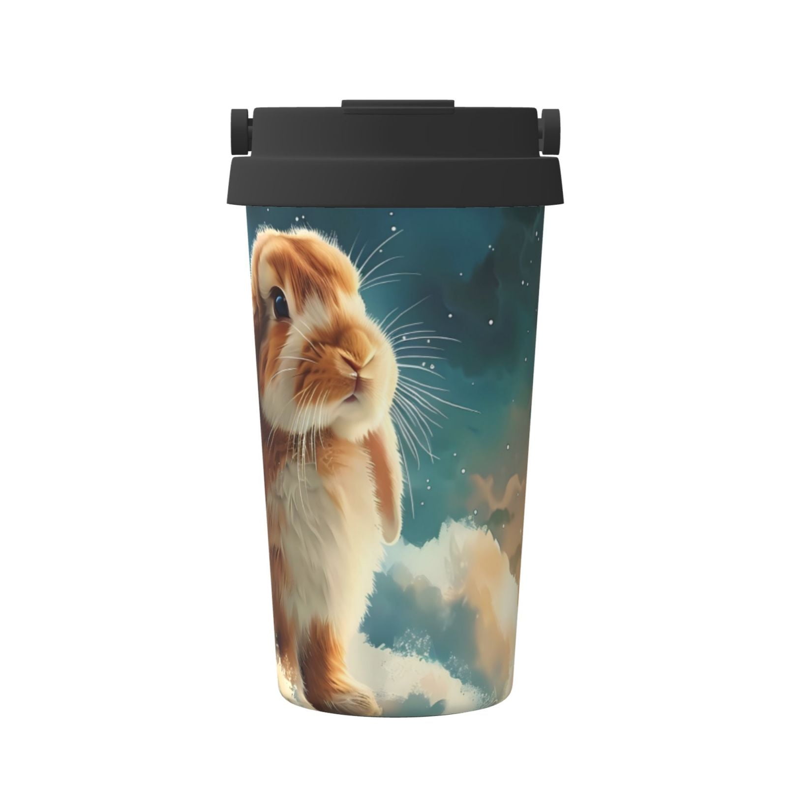 Derioi Starry Sky Cloud Cute Rabbit for Stainless Steel Reusable ...