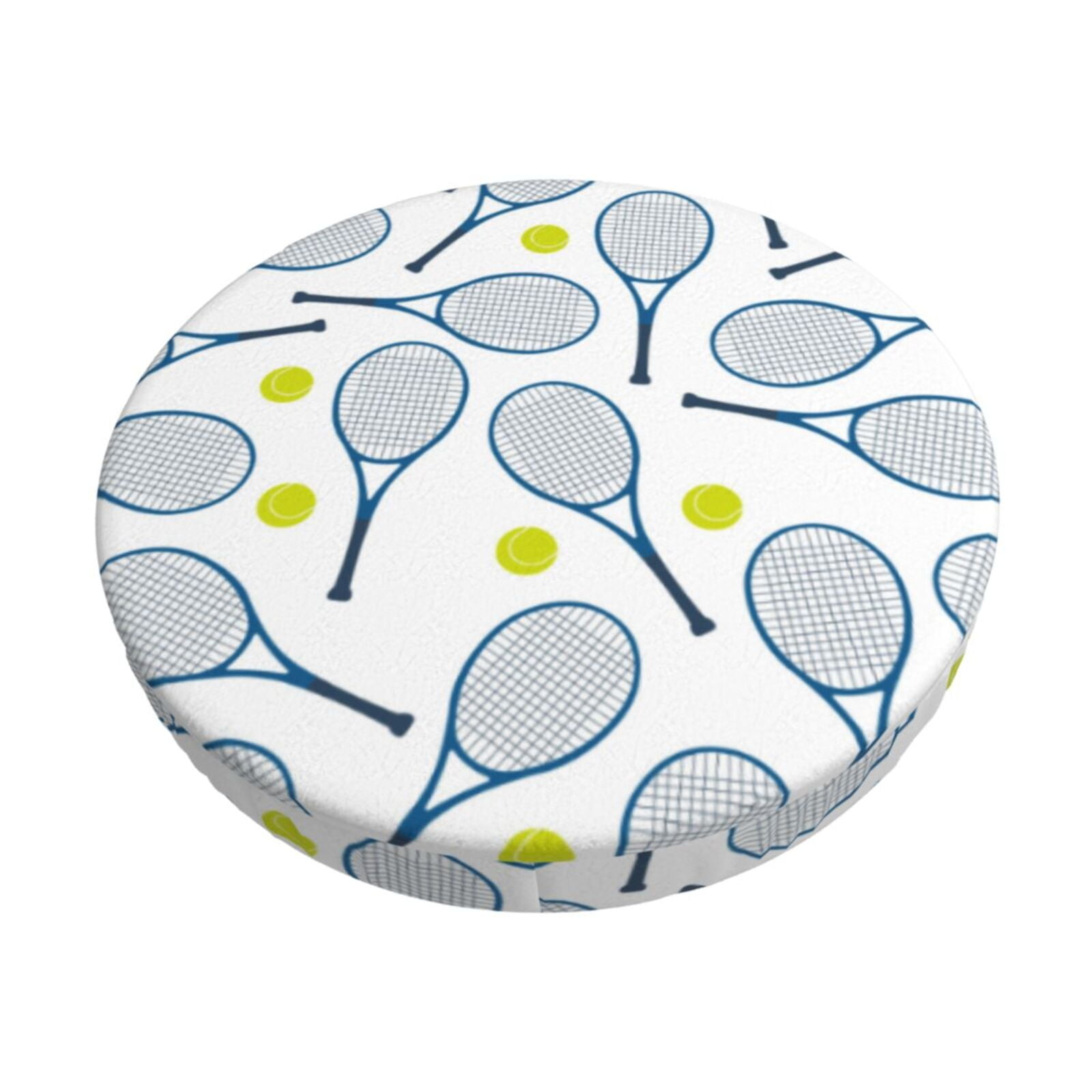 Derioi Tennis Rackets And Balls for Round Bar Chair Cushion Cover Round ...