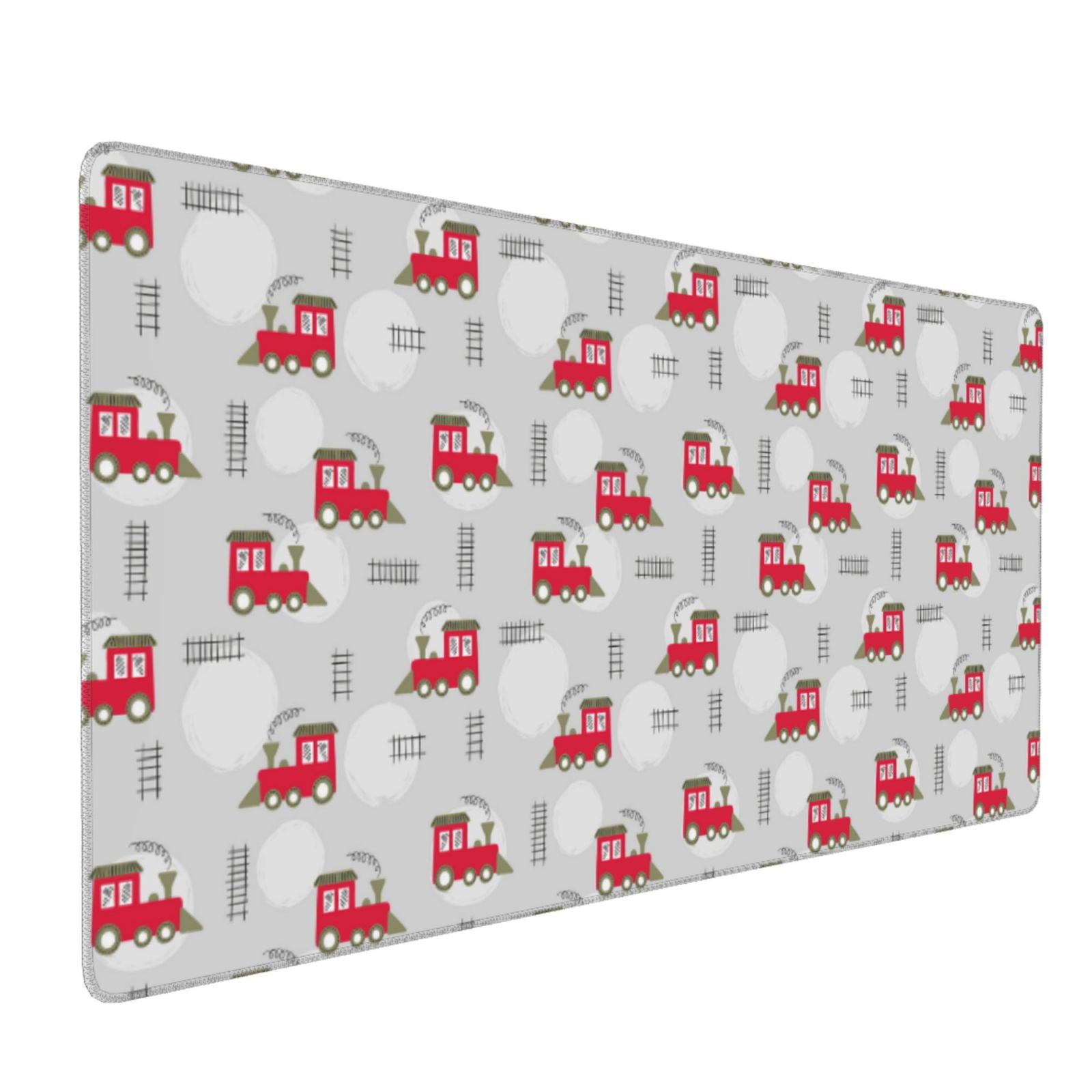 Derioi Trains for Large Non-Slip Gaming Mouse Pad 16"x35.5" for Home ...
