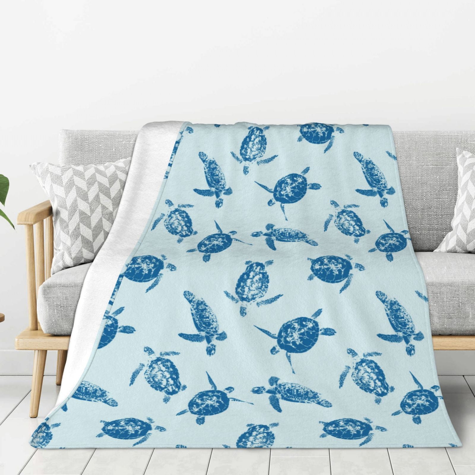 Derioi Turtle for Fleece Throw Blanket ,for Couch Sofa Warm Cozy ...