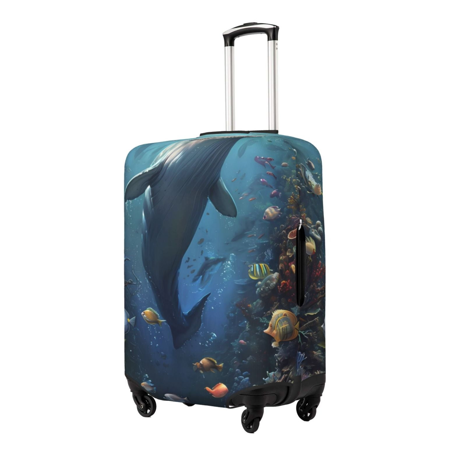 Derioi Underwater Dolphin for Suitcase Cover Protector Fit 18-32 Inch ...