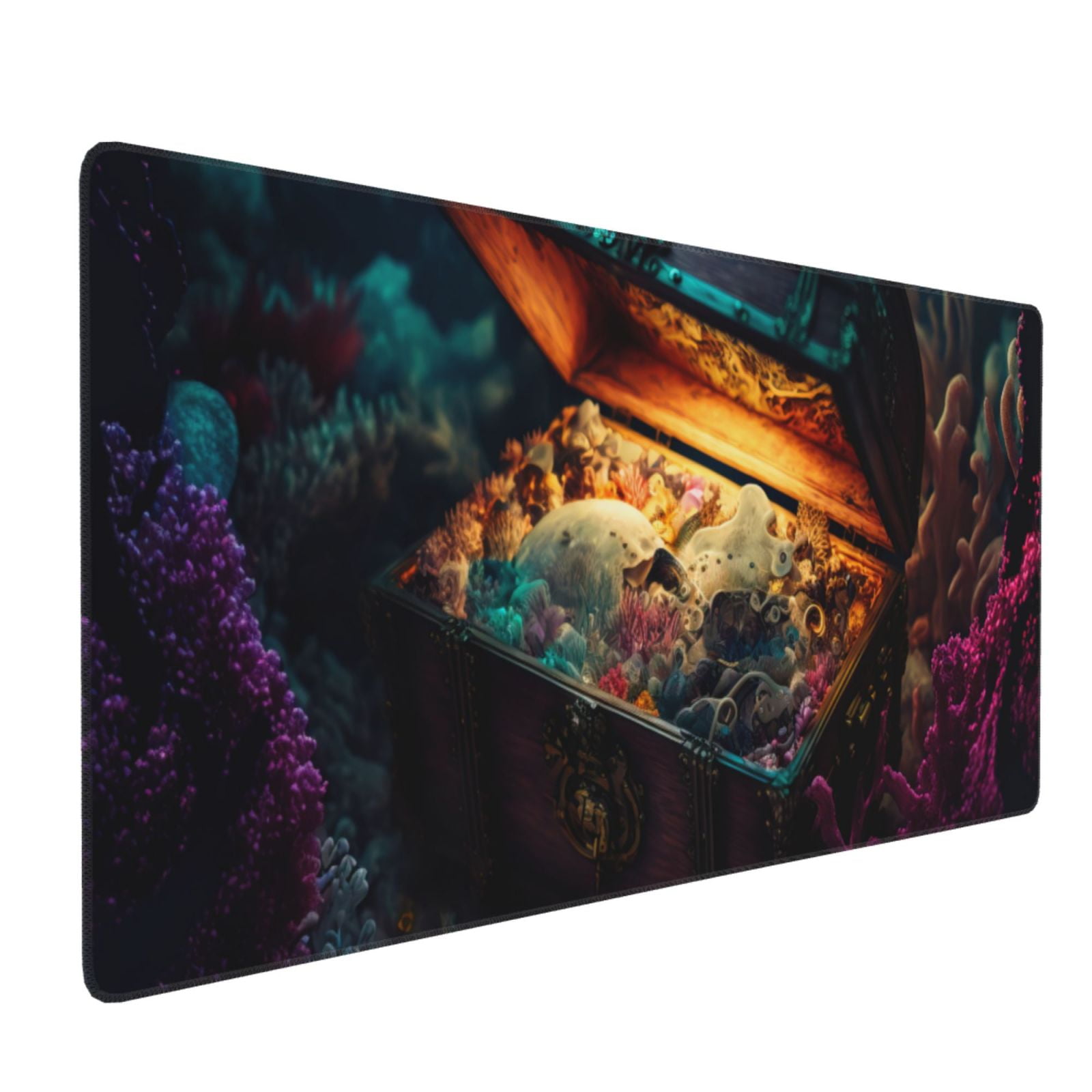 Derioi Underwater Treasure Chest for Large Non-Slip Gaming Mouse Pad 16 ...