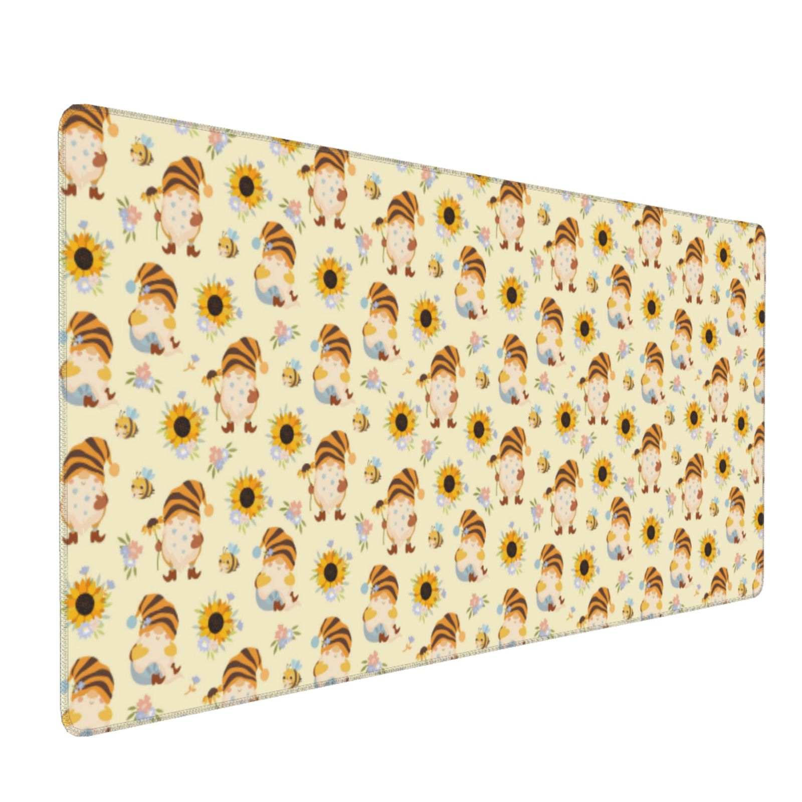 Derioi Watercolor Bee Honey Honeycomb Bee for Large Non-Slip Gaming ...